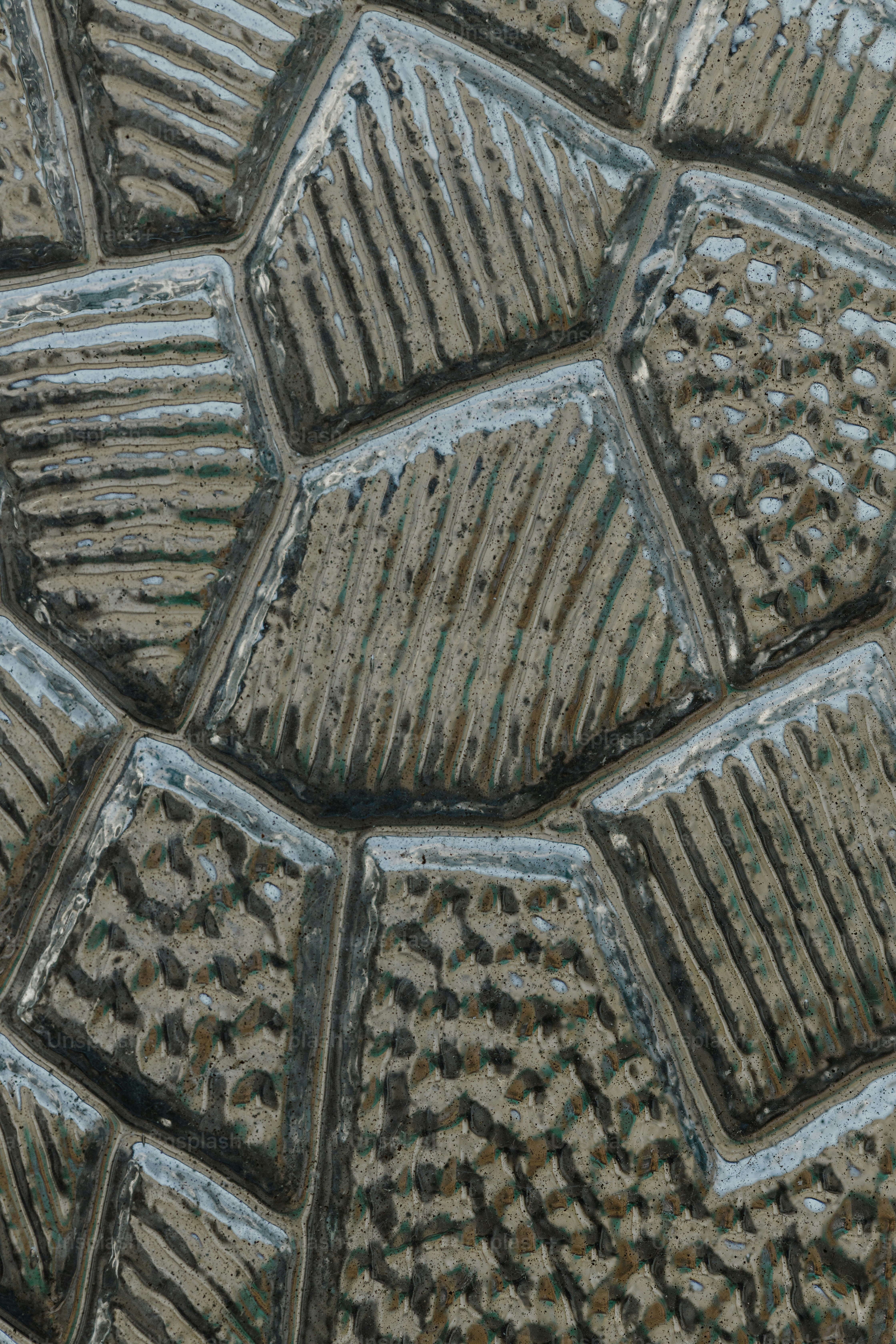 A close up view of a pattern made of bricks photo – Texture Image on ...