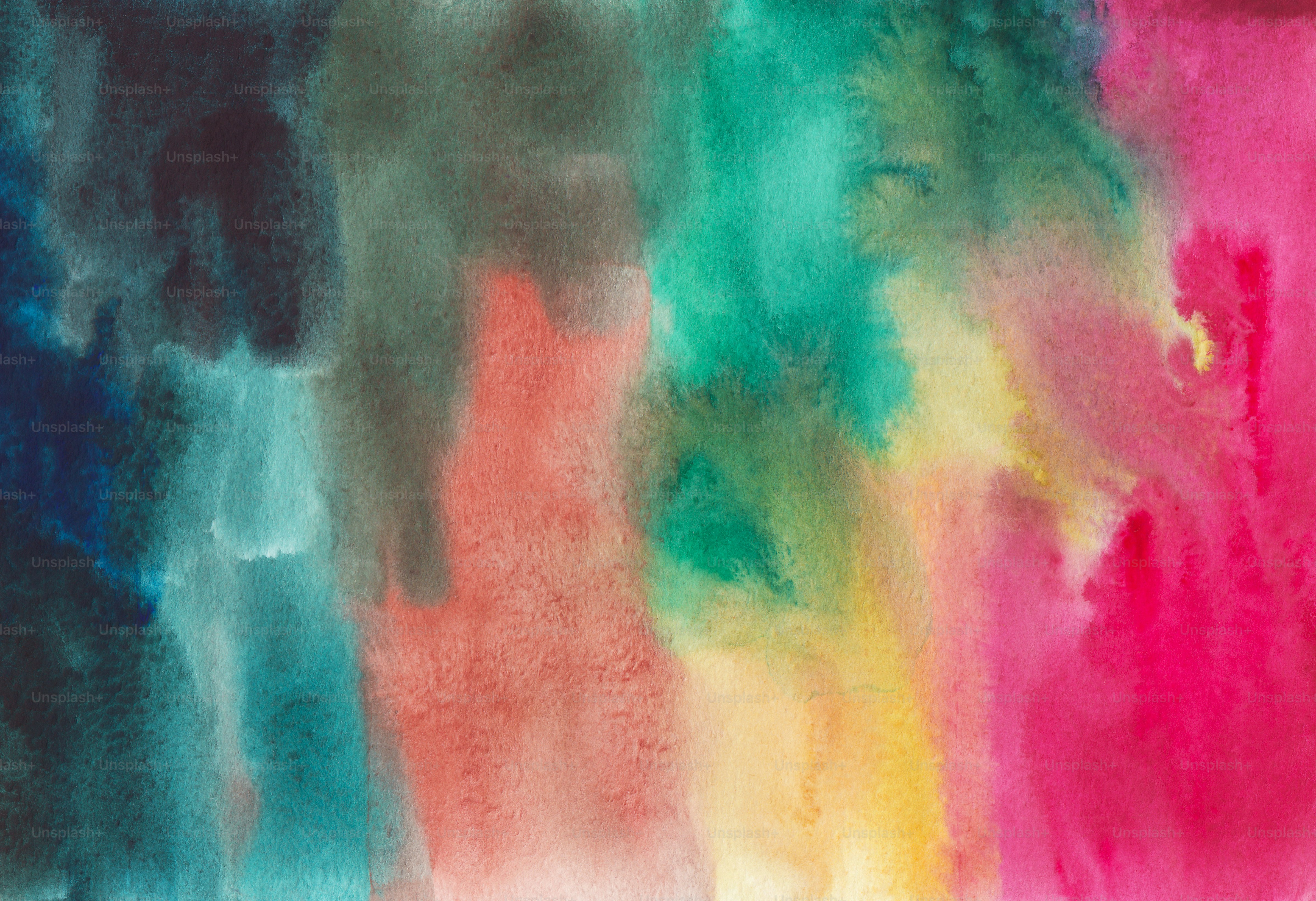 A painting of different colors of paint photo – Screen saver Image on ...