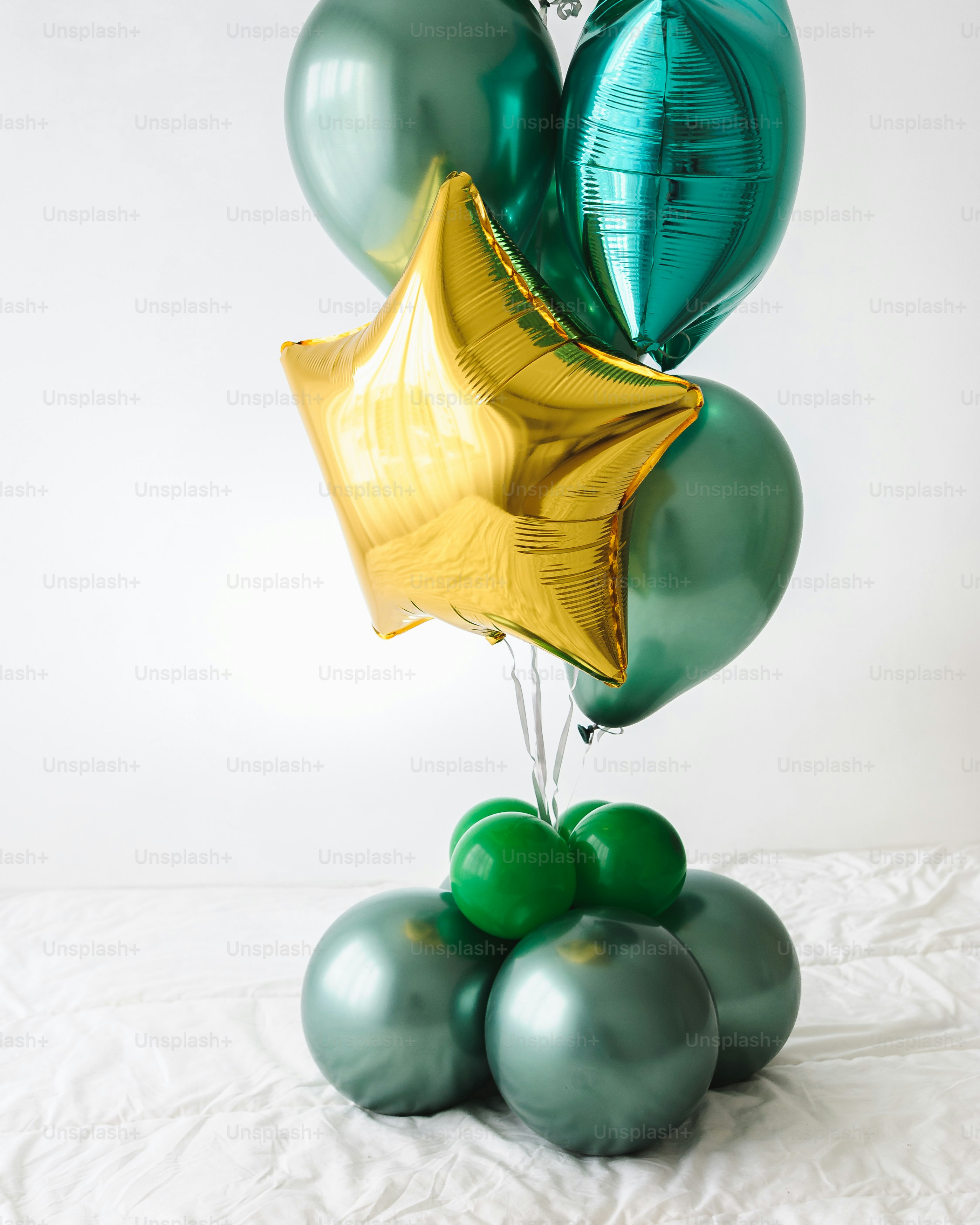 A bunch of balloons that are in the air photo – Party decor Image on ...