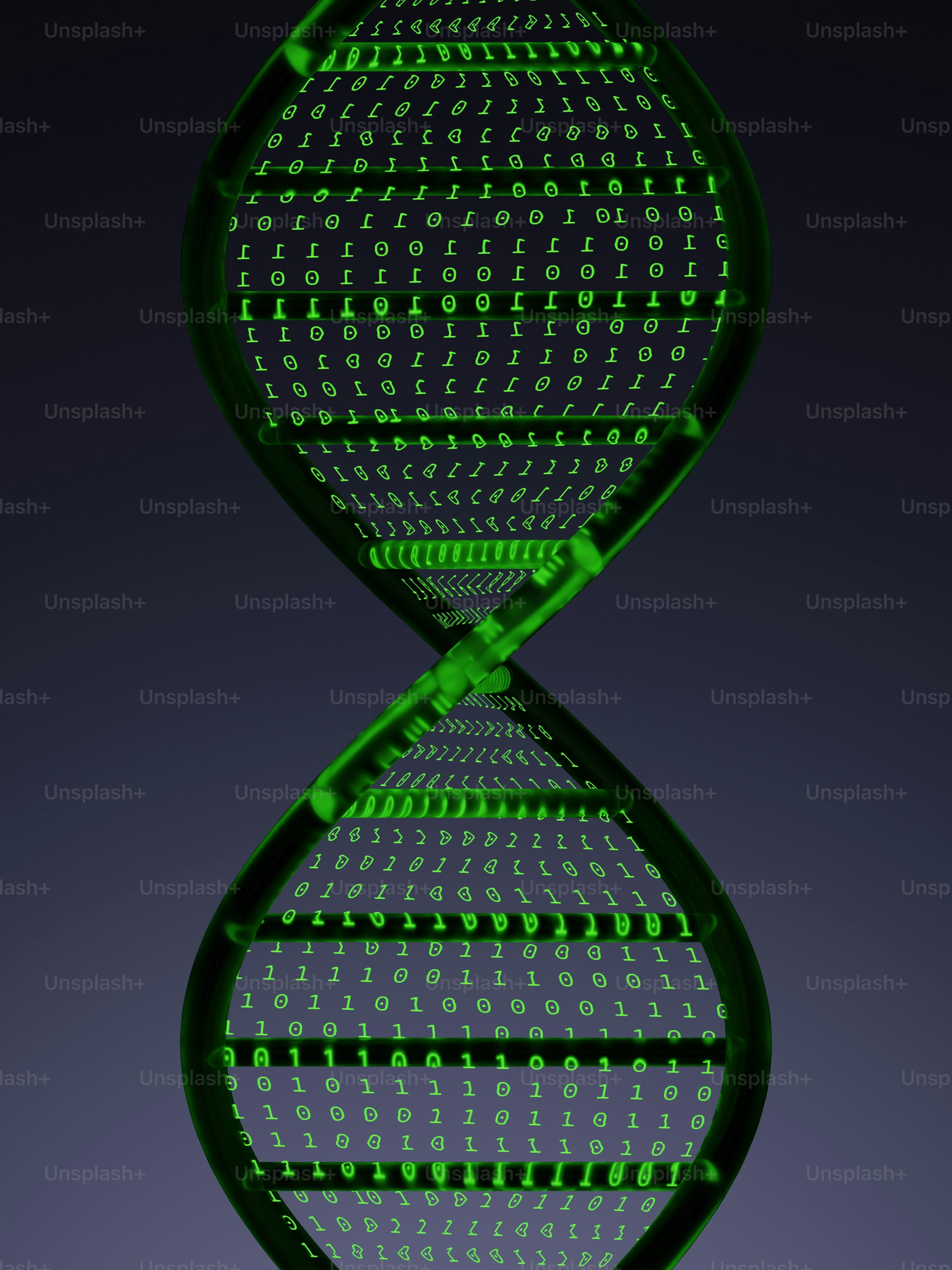 A 3d rendering of a double - stranded structure photo – Background tech ...