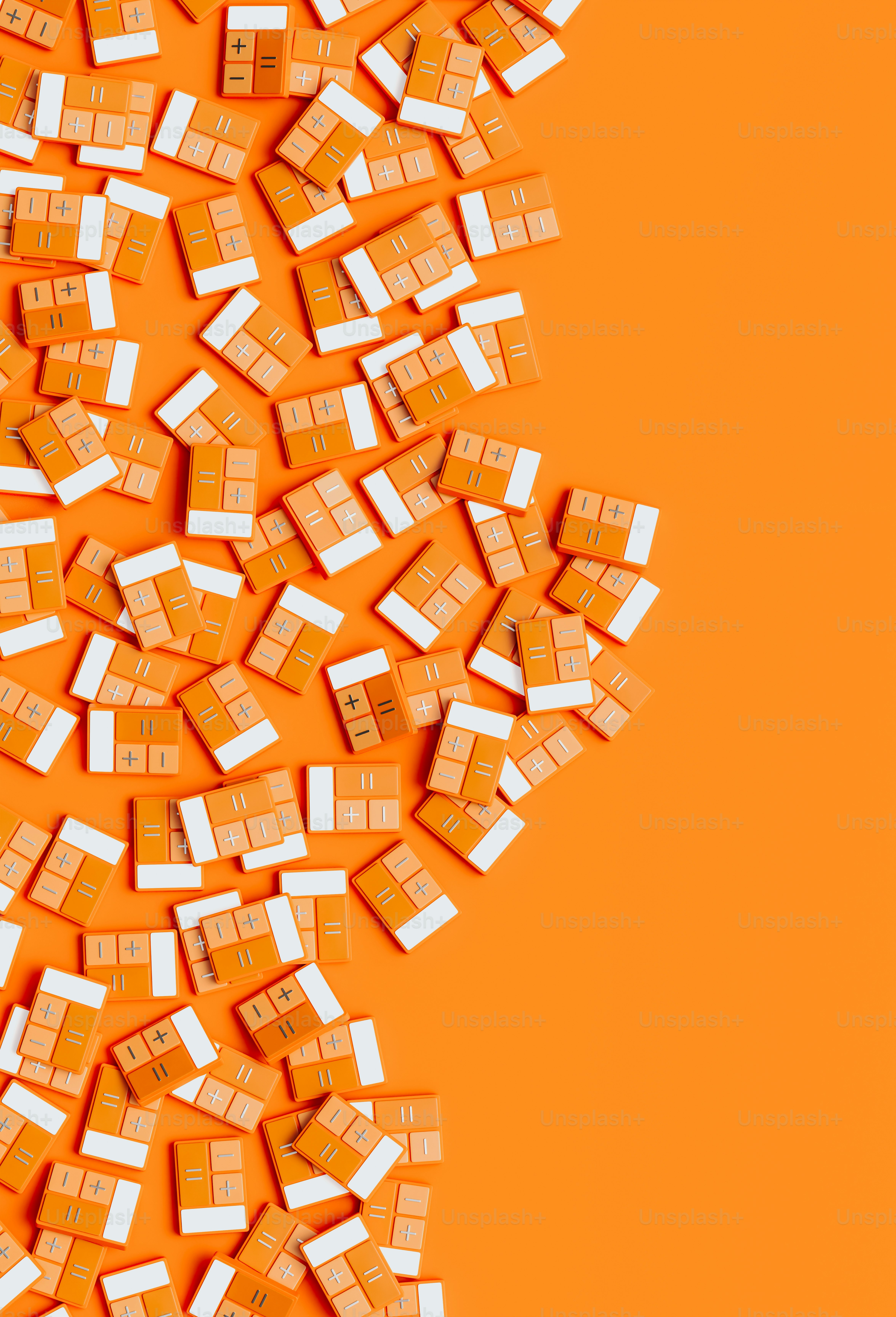 A bunch of yellow and white boxes on a yellow surface photo – Maths ...