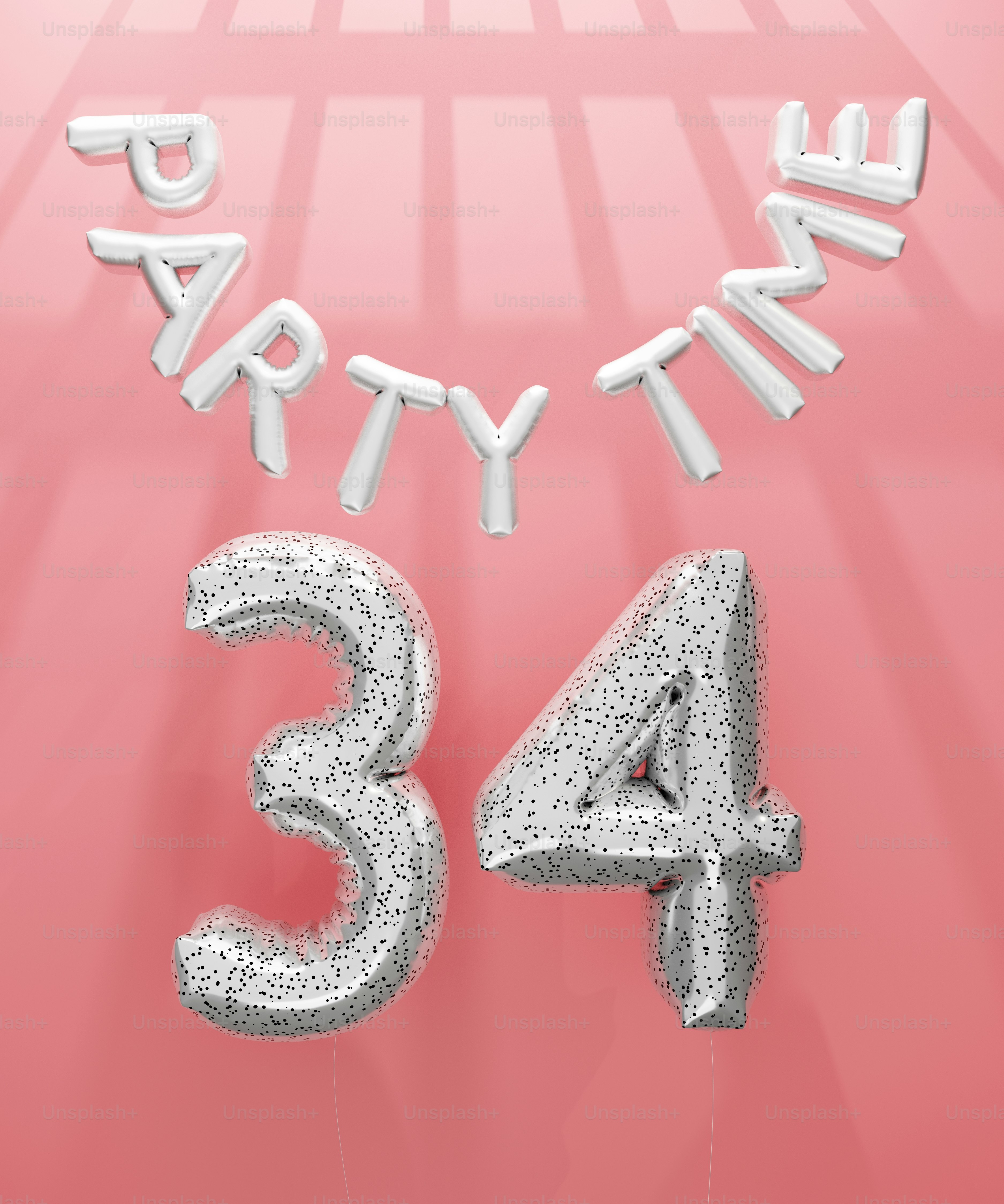 A group of balloons that are shaped like numbers photo – Number Image ...