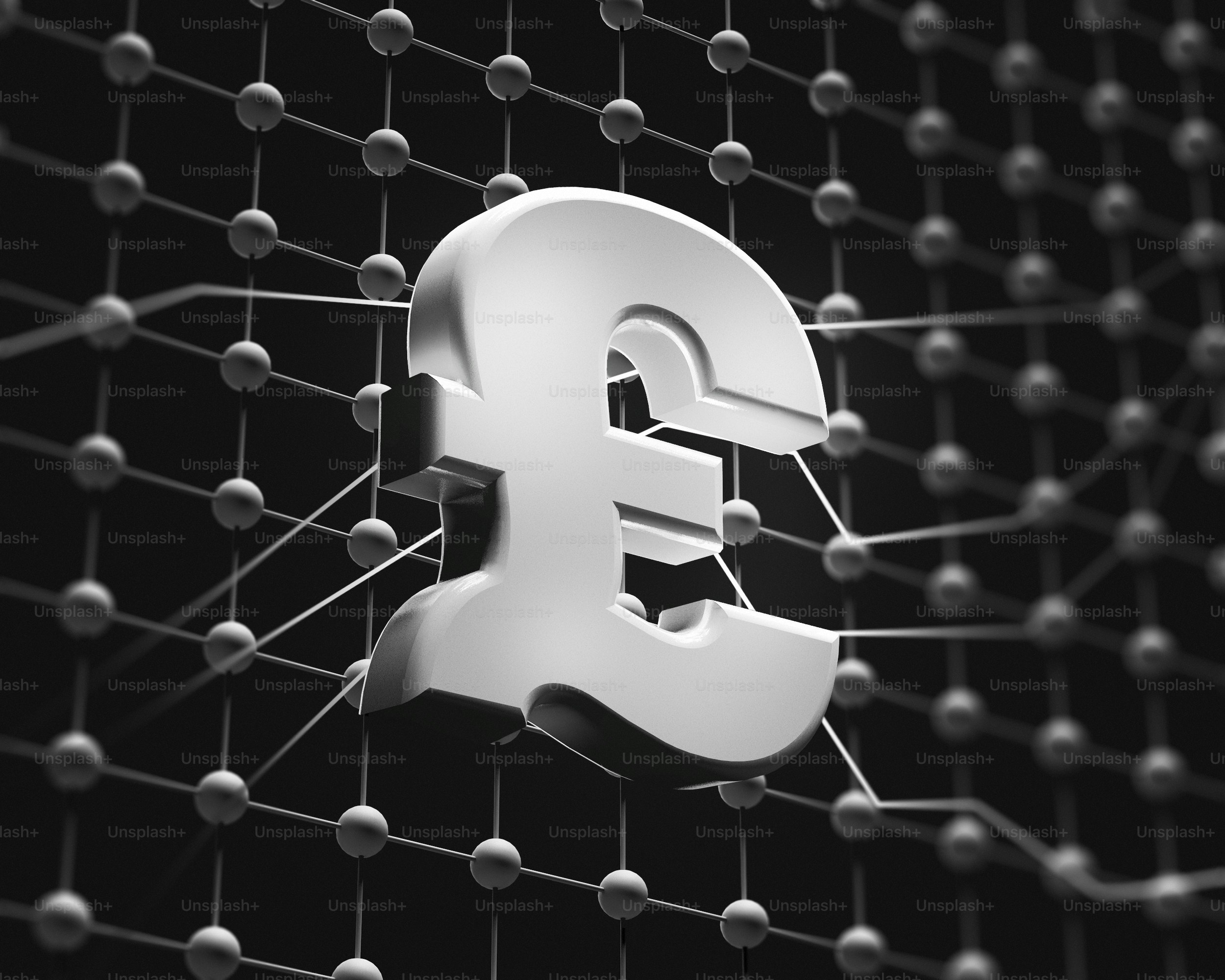 La letra E está rodeada por muchas esferas foto – Imagen de Fondo de ...