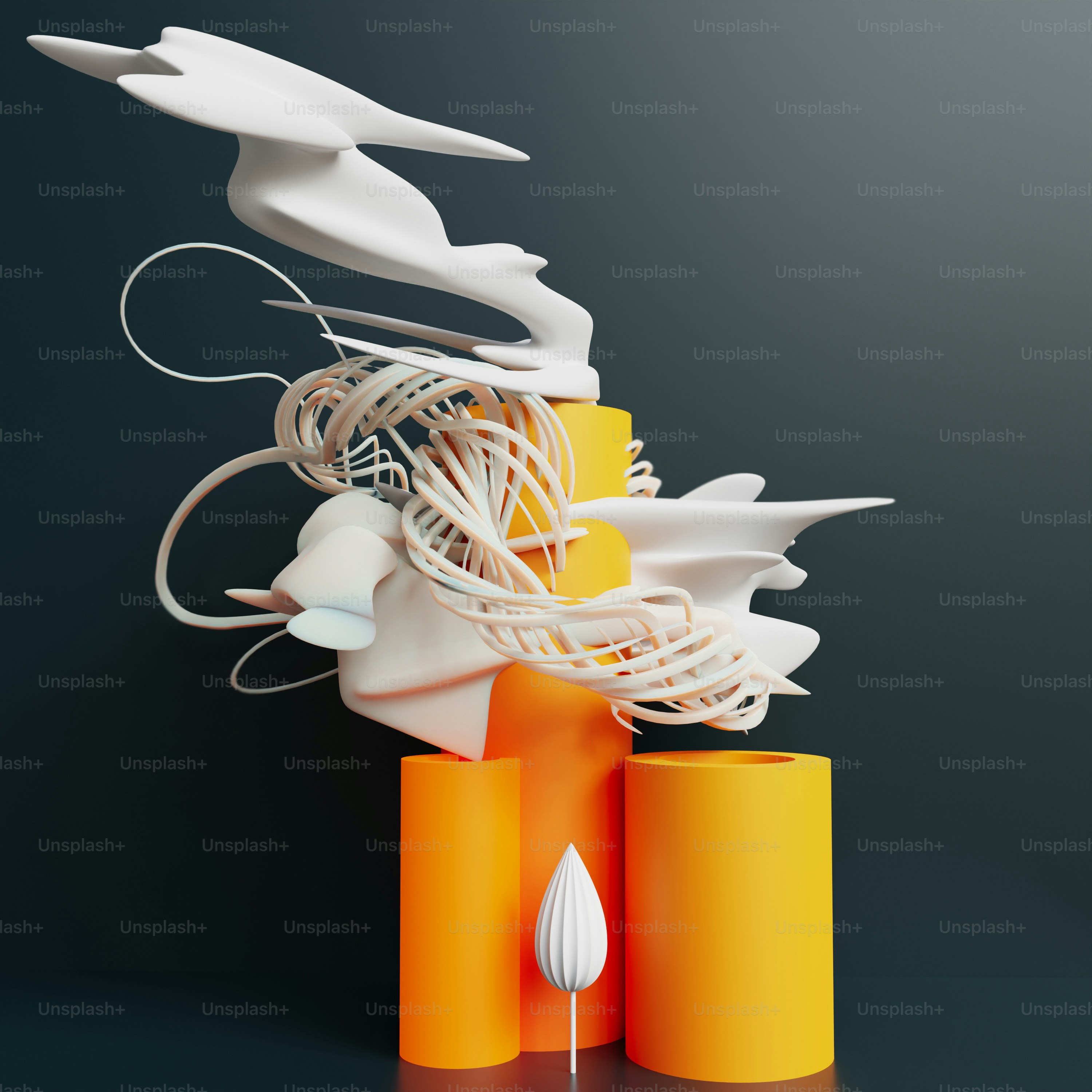 A bunch of objects that are on a table photo – 3d render Image on Unsplash