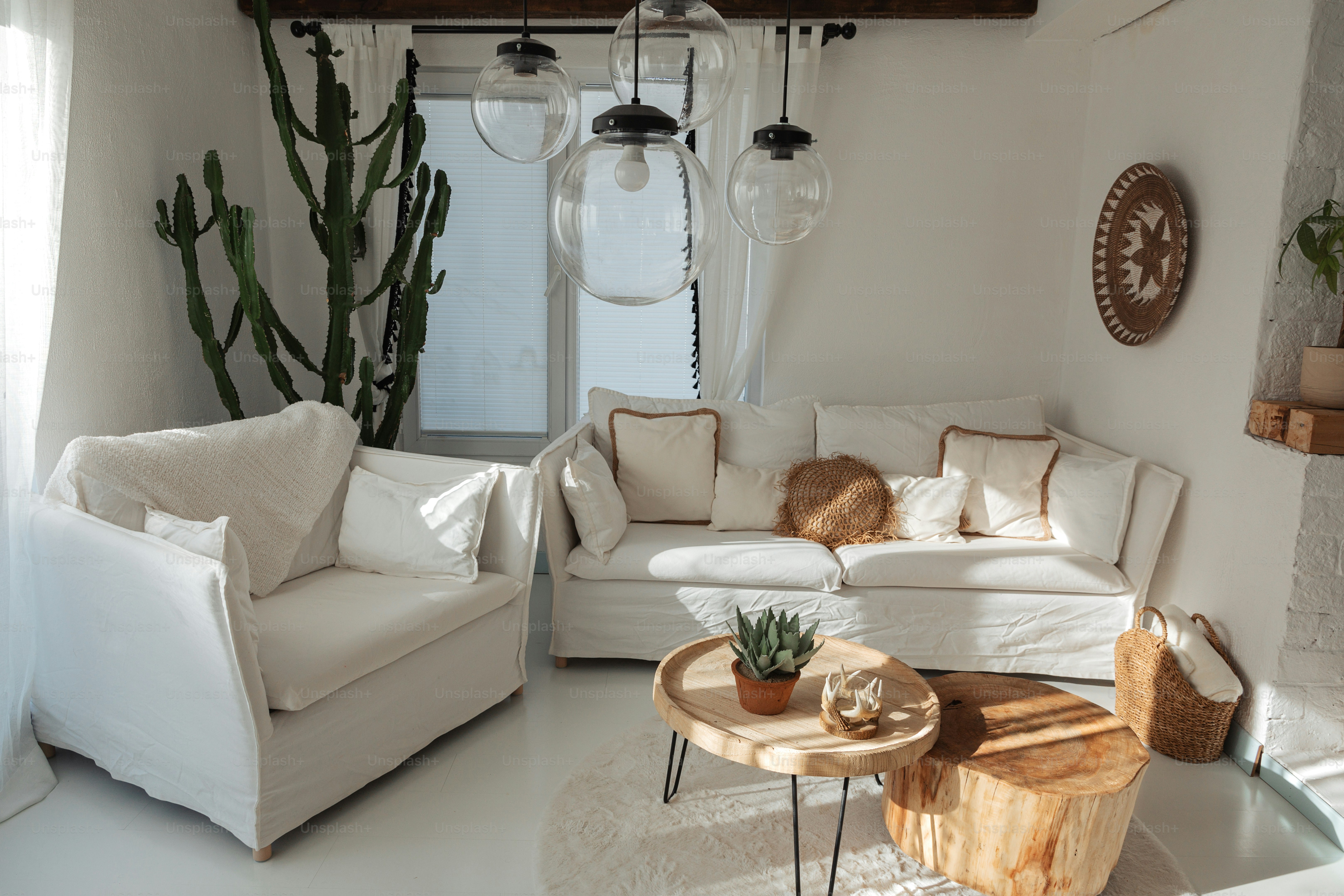 A living room filled with furniture and a fire place photo – Interior ...