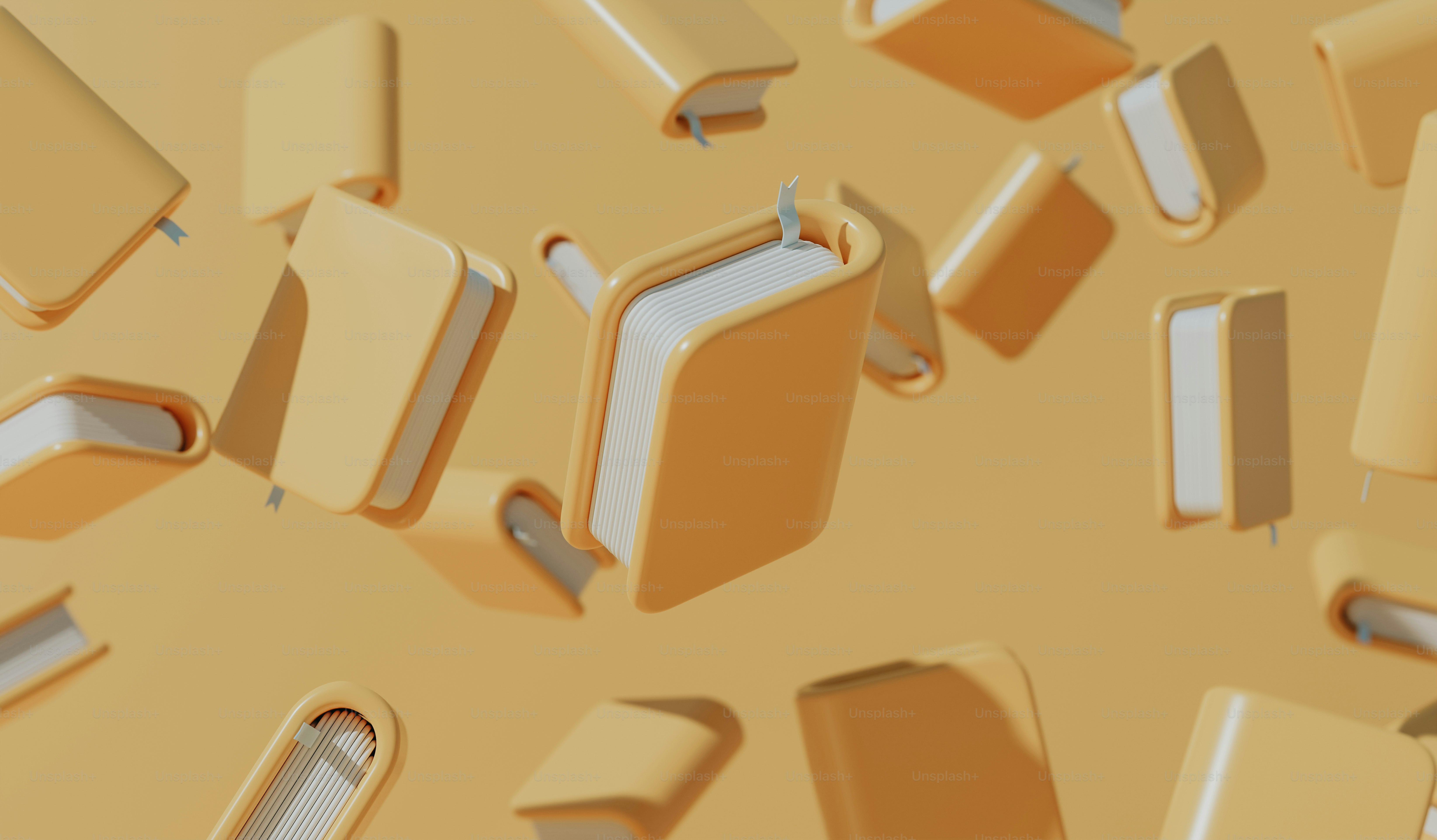 A group of books flying through the air photo – Wallpaper 4k Image on ...