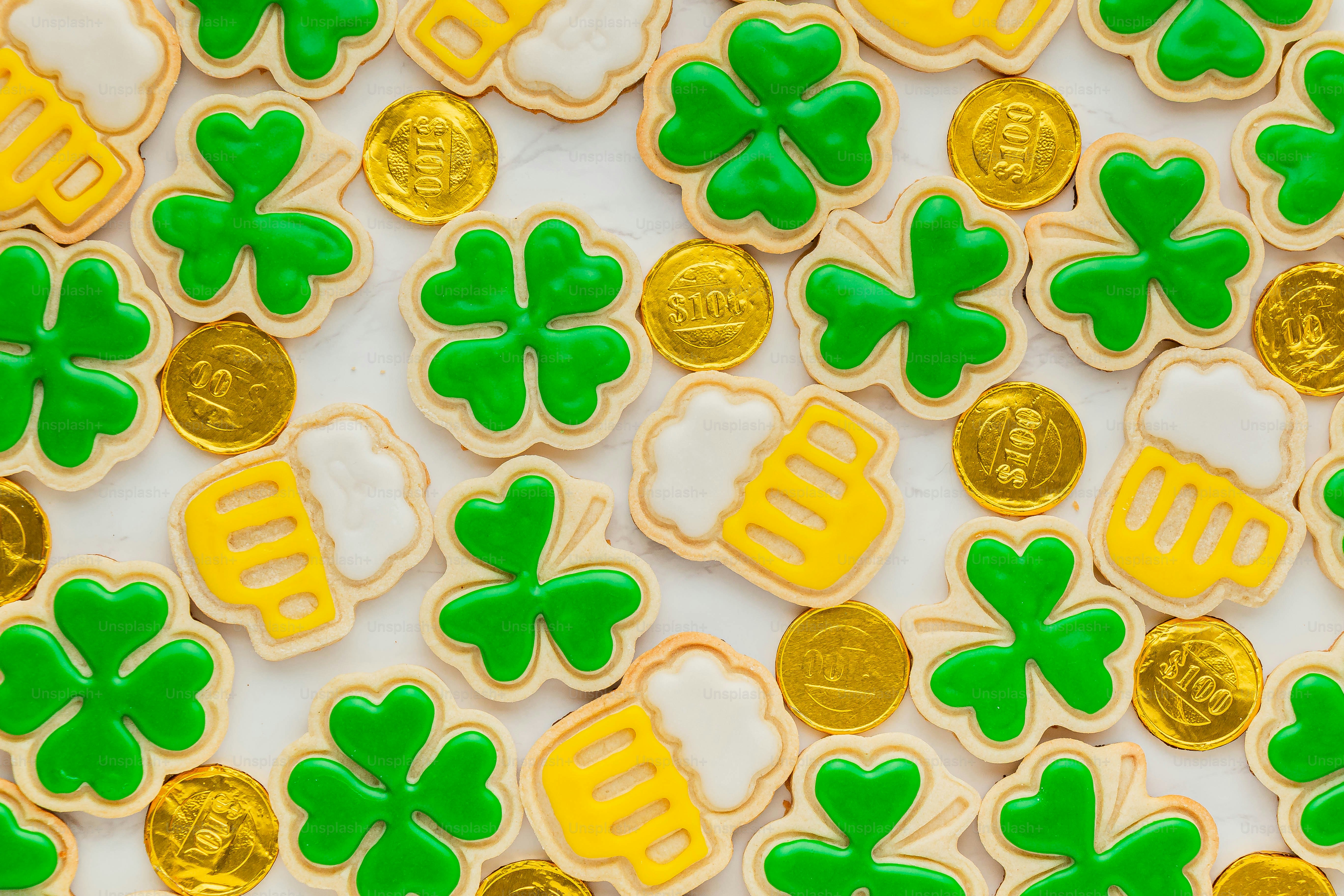 A table topped with lots of decorated cookies photo – Ireland Image on ...