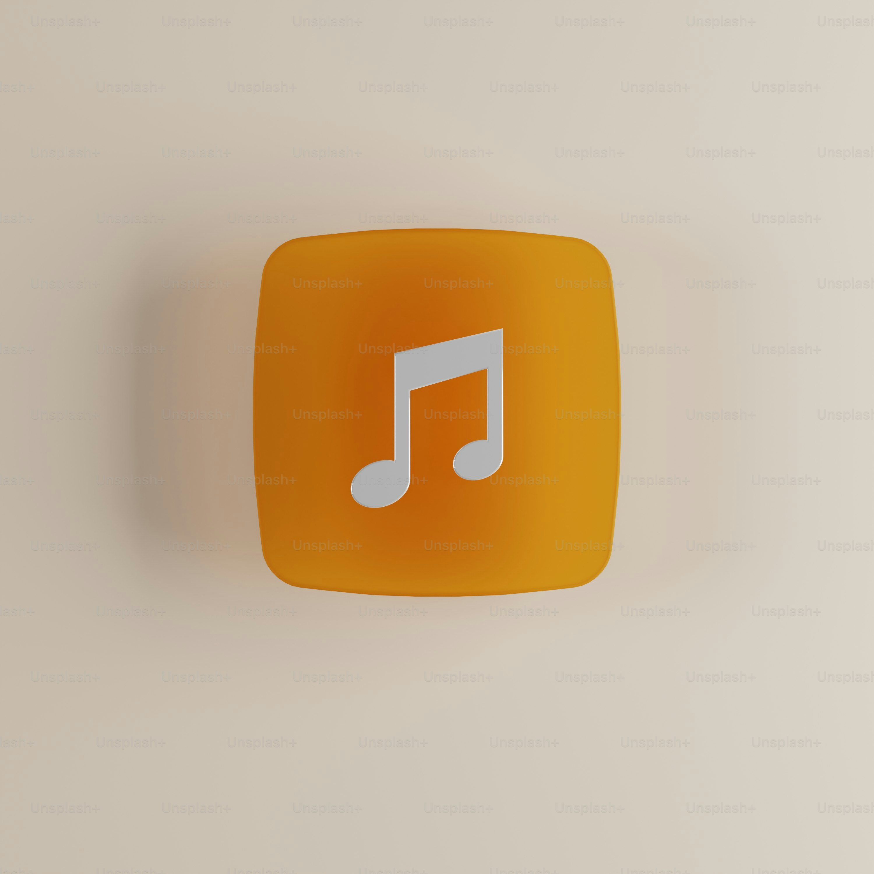 A pink musical note on a blue background photo – Music notes Image on ...