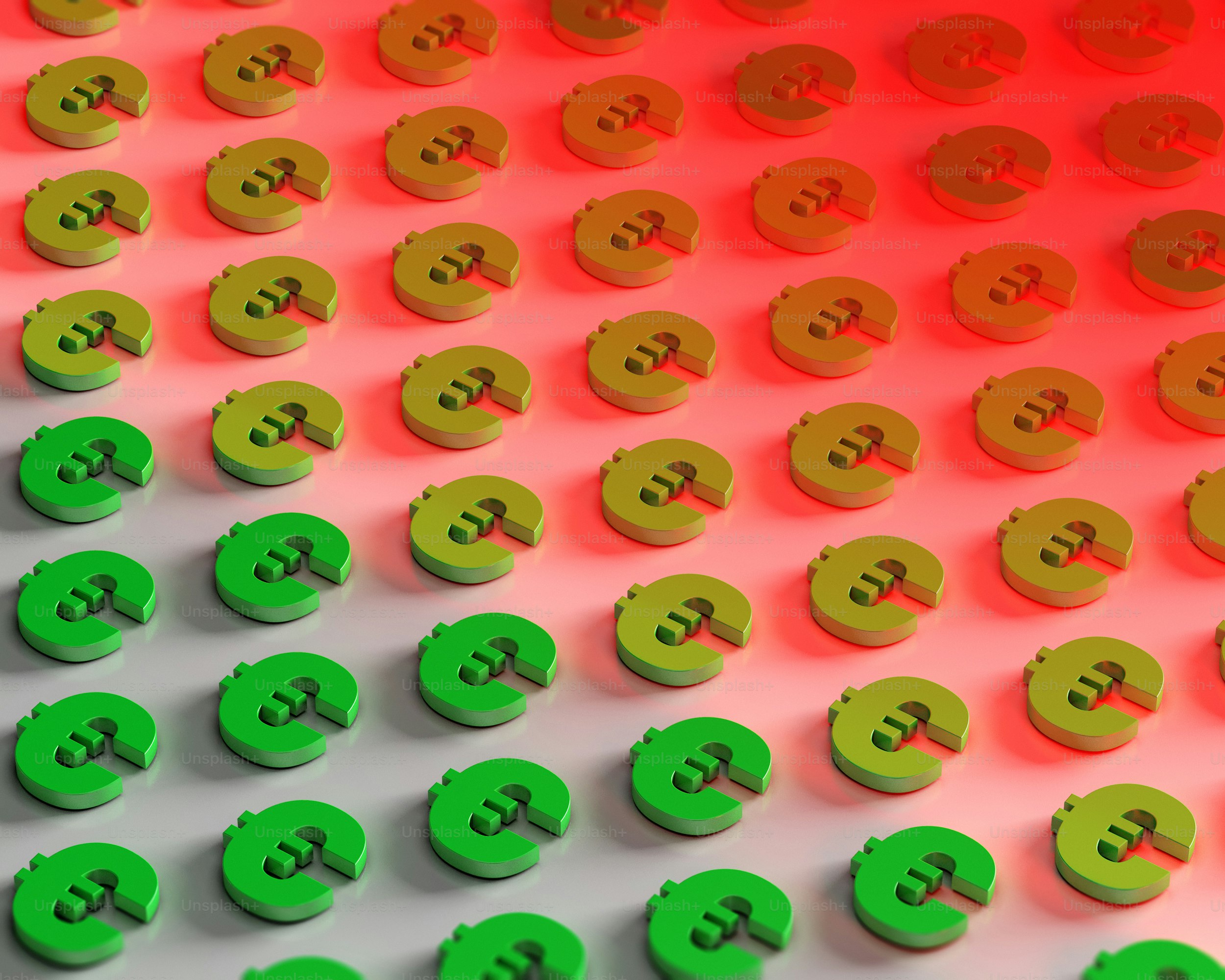 A group of green and red currency signs photo – Iphone wallpaper Image ...