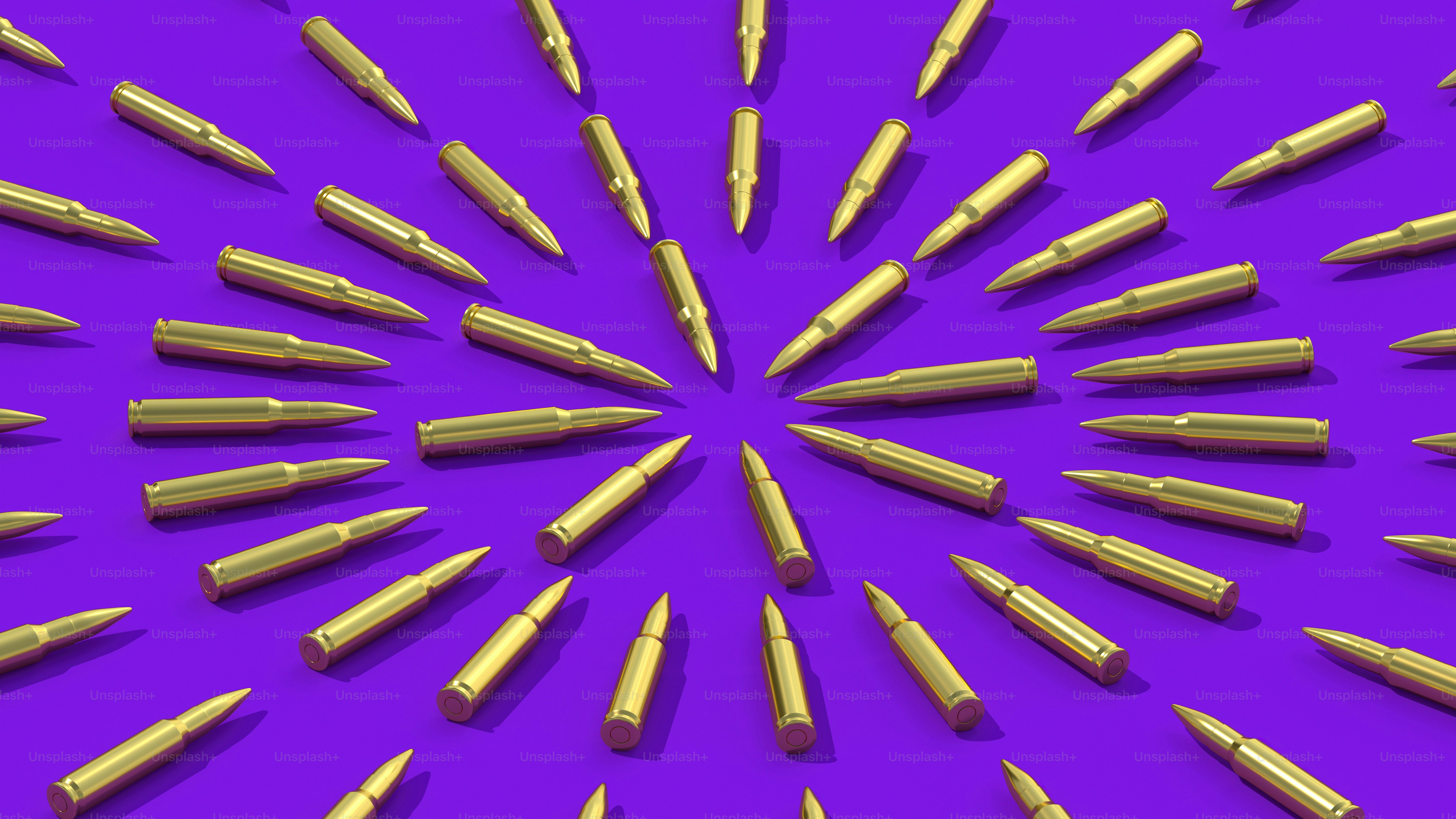 A red background with gold bullet shapes photo – Ammunition Image on ...