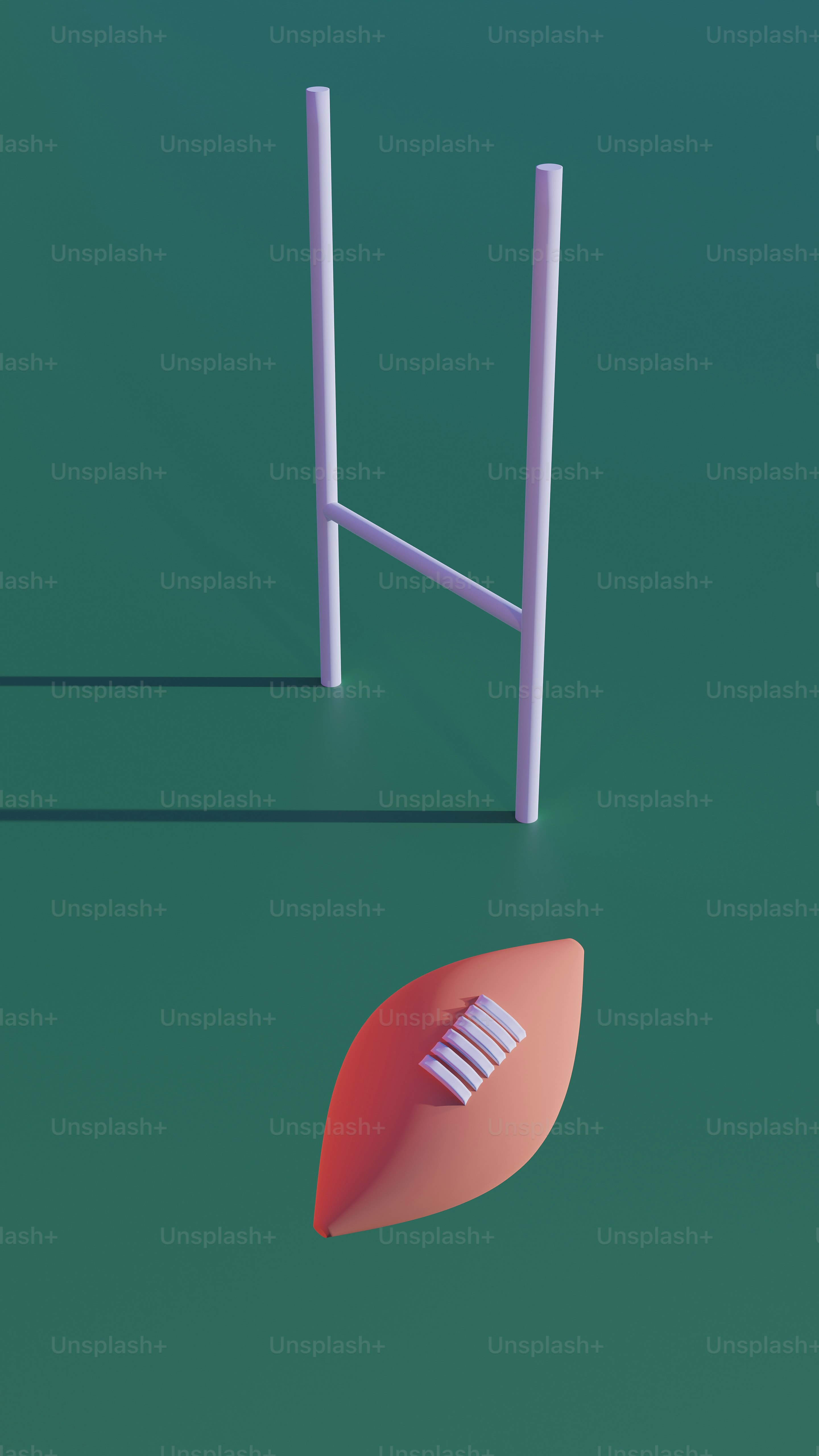 Un objet rouge assis sur une surface verte photo – Image digitale Photo ...