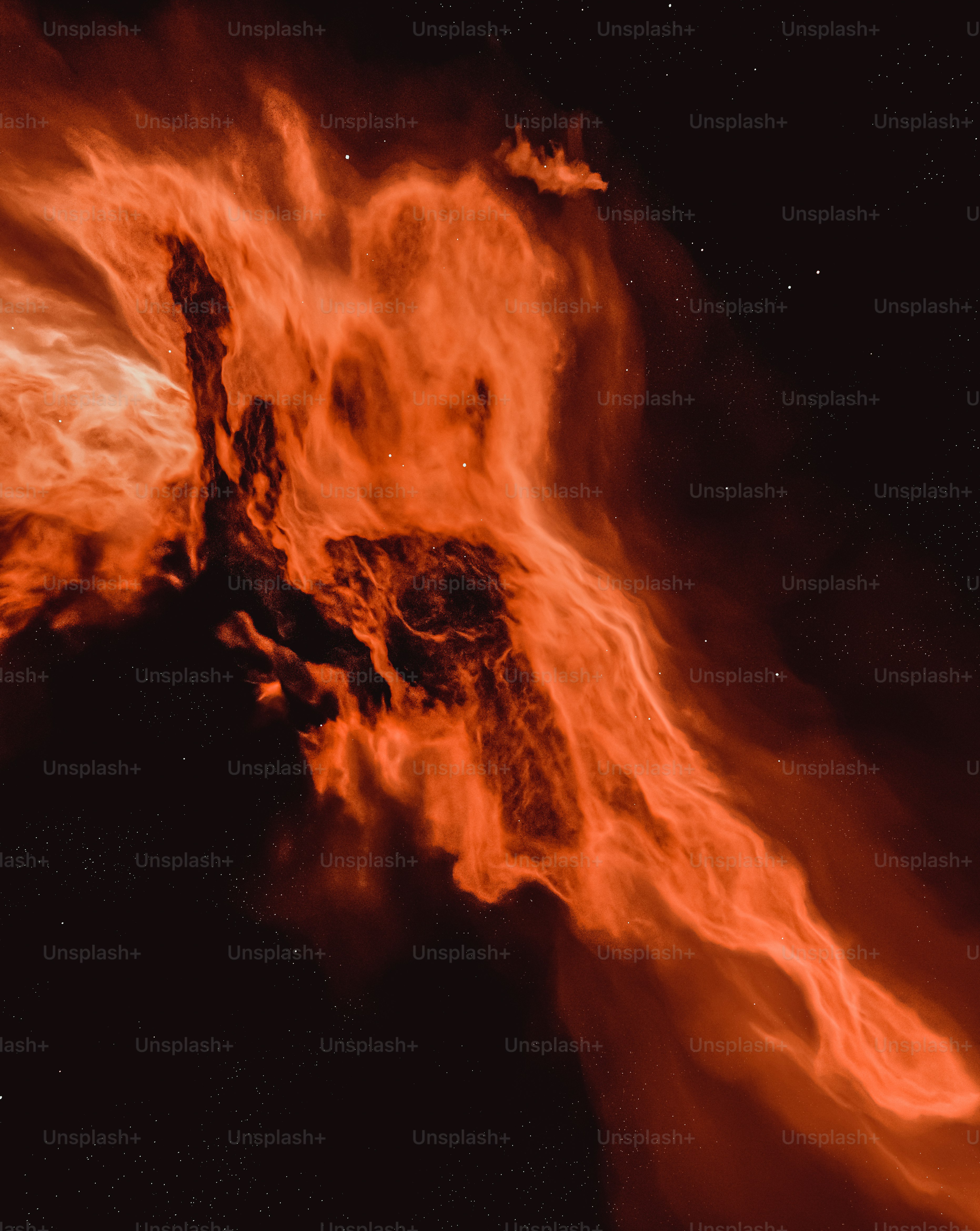 A very large fire with a lot of flames coming out of it photo – Fire ...