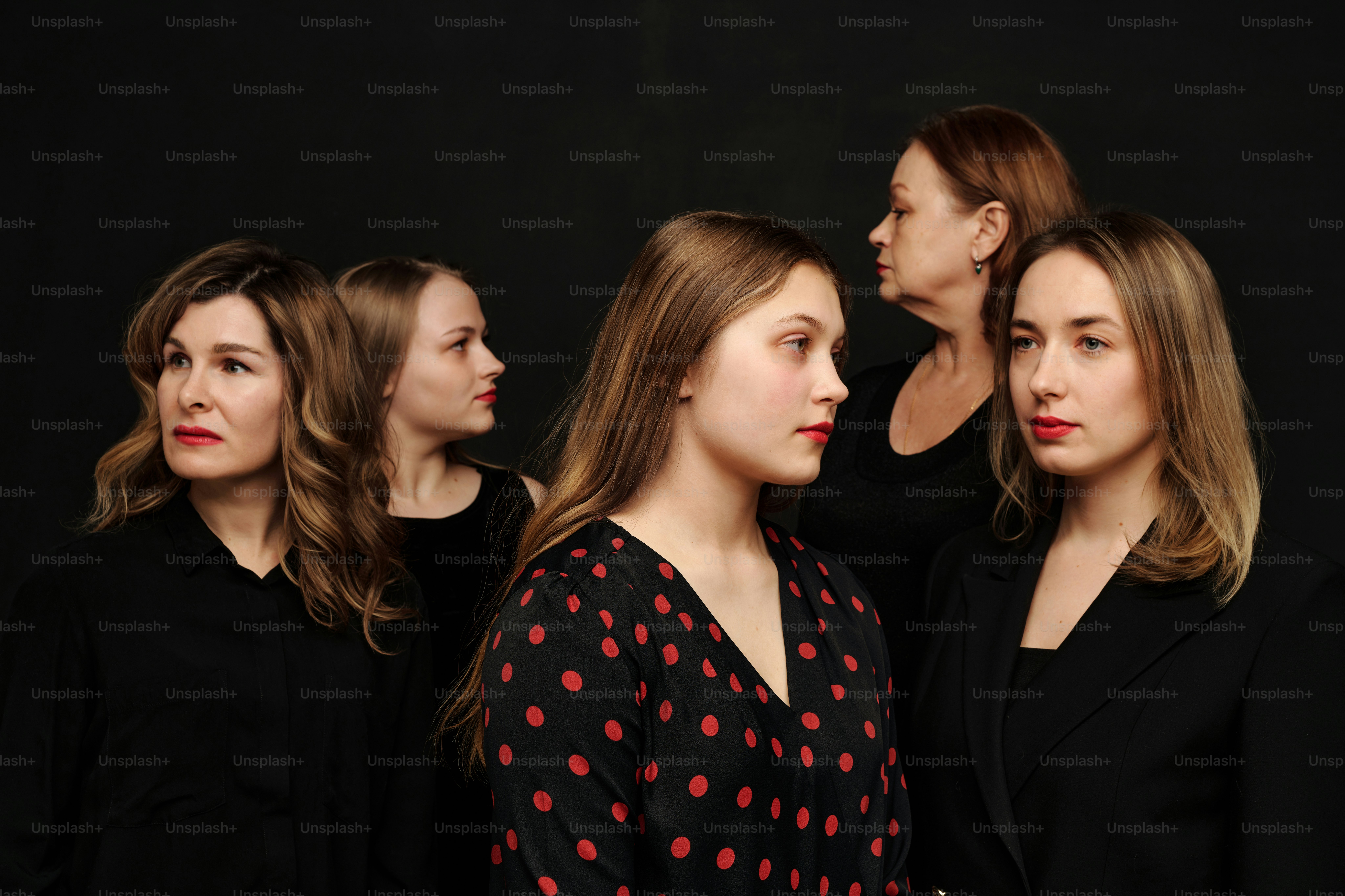 A group of women standing next to each other photo – Female Image on ...