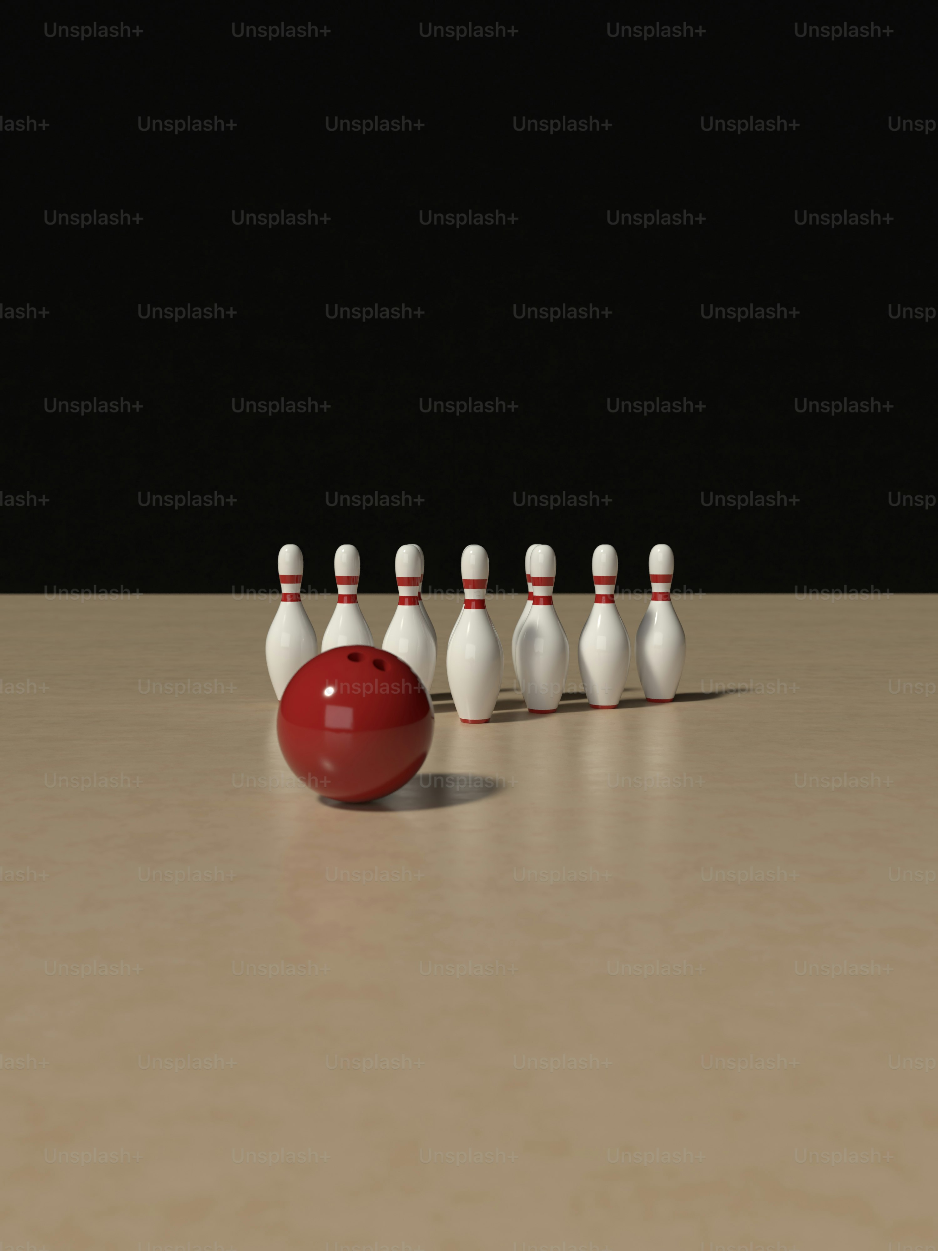 Un grupo de bolos y una bola de bolos foto – Imagen de Fondo de ...