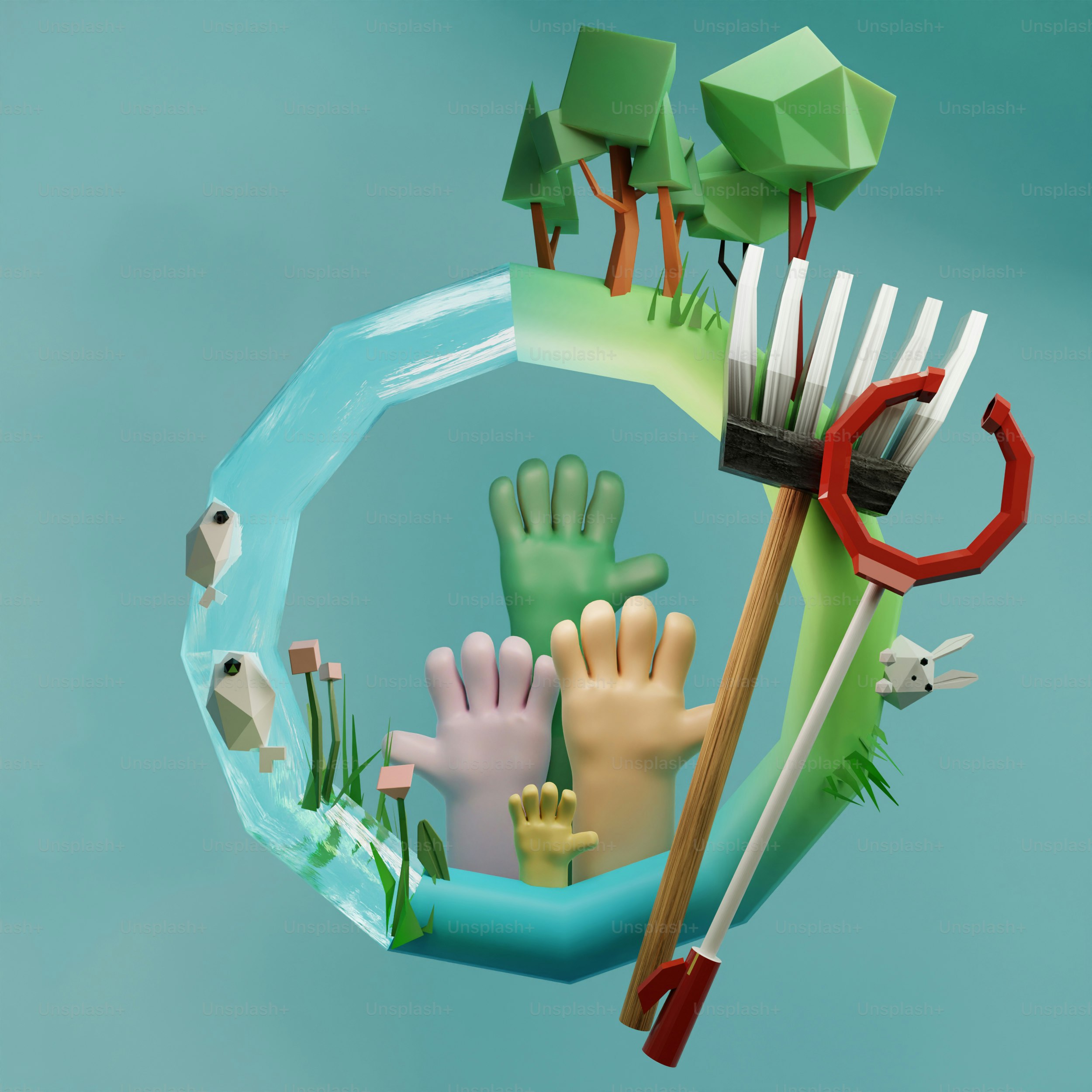 A bunch of different items that are in the air photo – Ecology ...