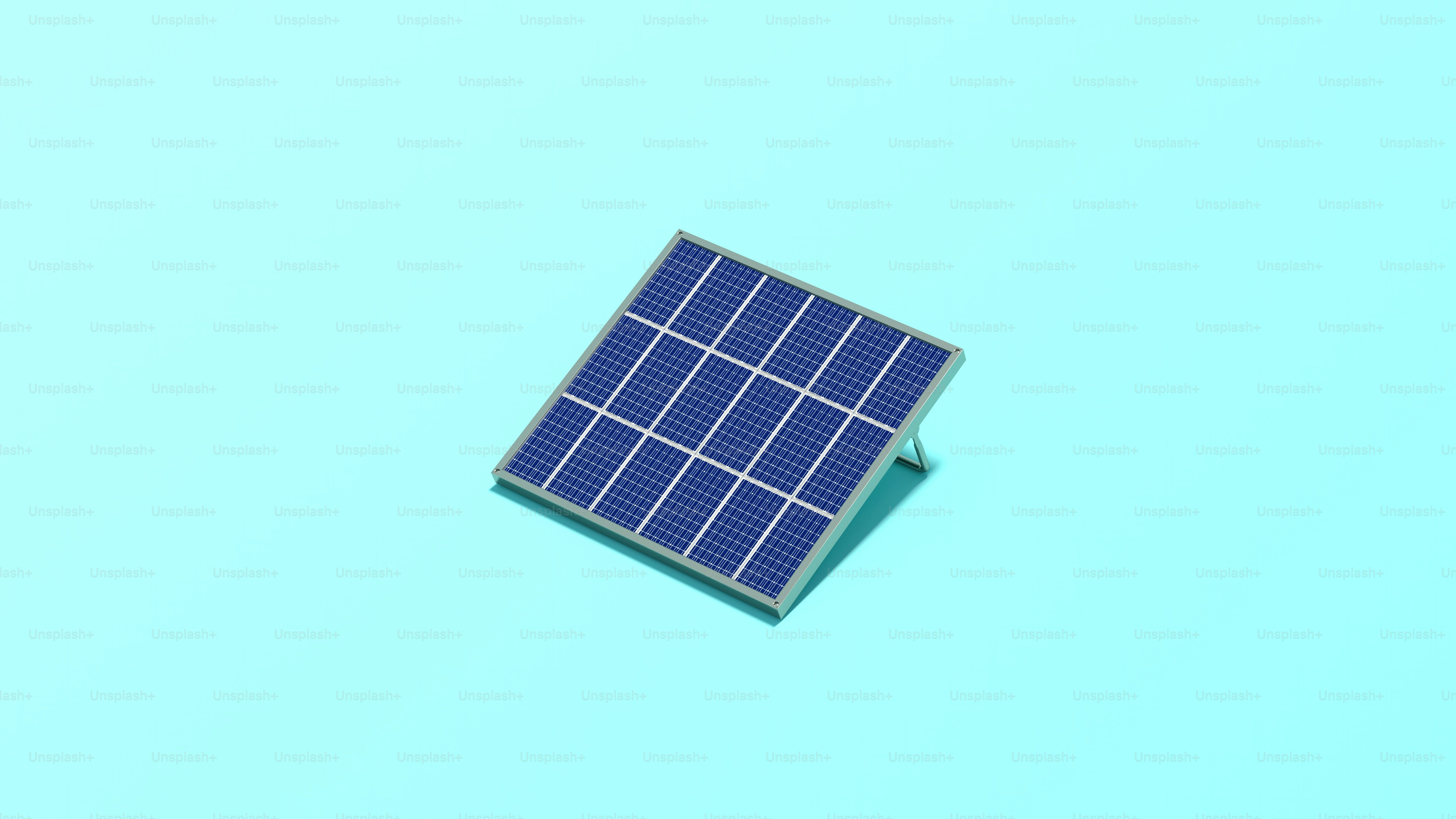 A small solar panel sitting on top of a dirt field photo – Solar panel ...
