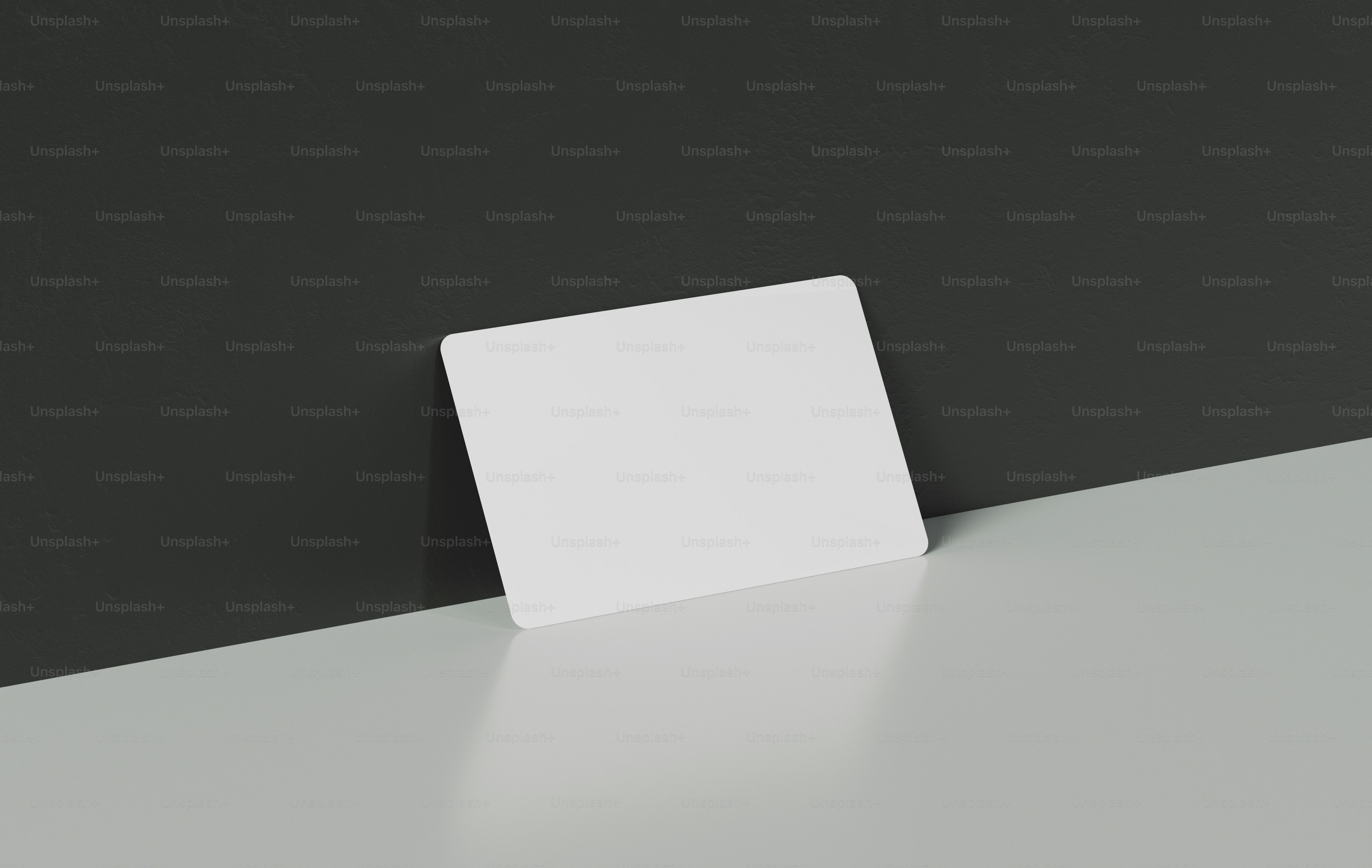 A white square object on a white surface photo – Product mockup Image ...