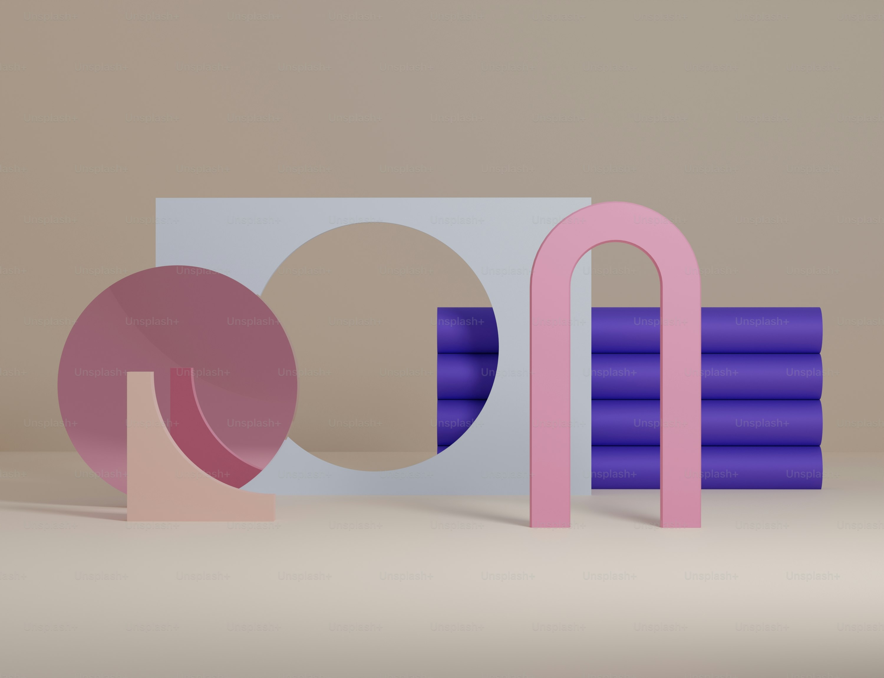 A number of different shapes and sizes of objects photo – Sculpture ...