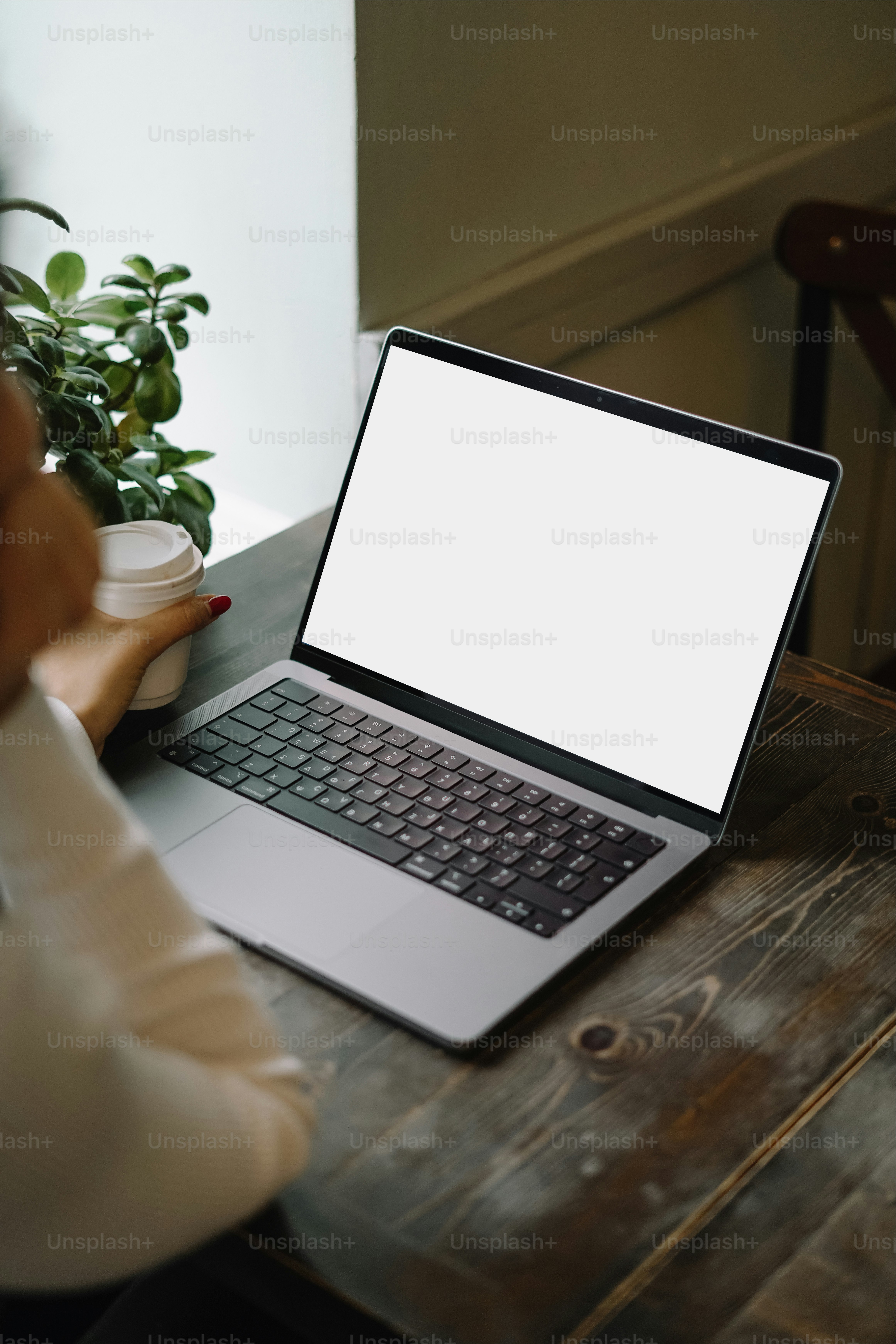 A laptop computer sitting on top of a wooden table photo – Tech Image ...