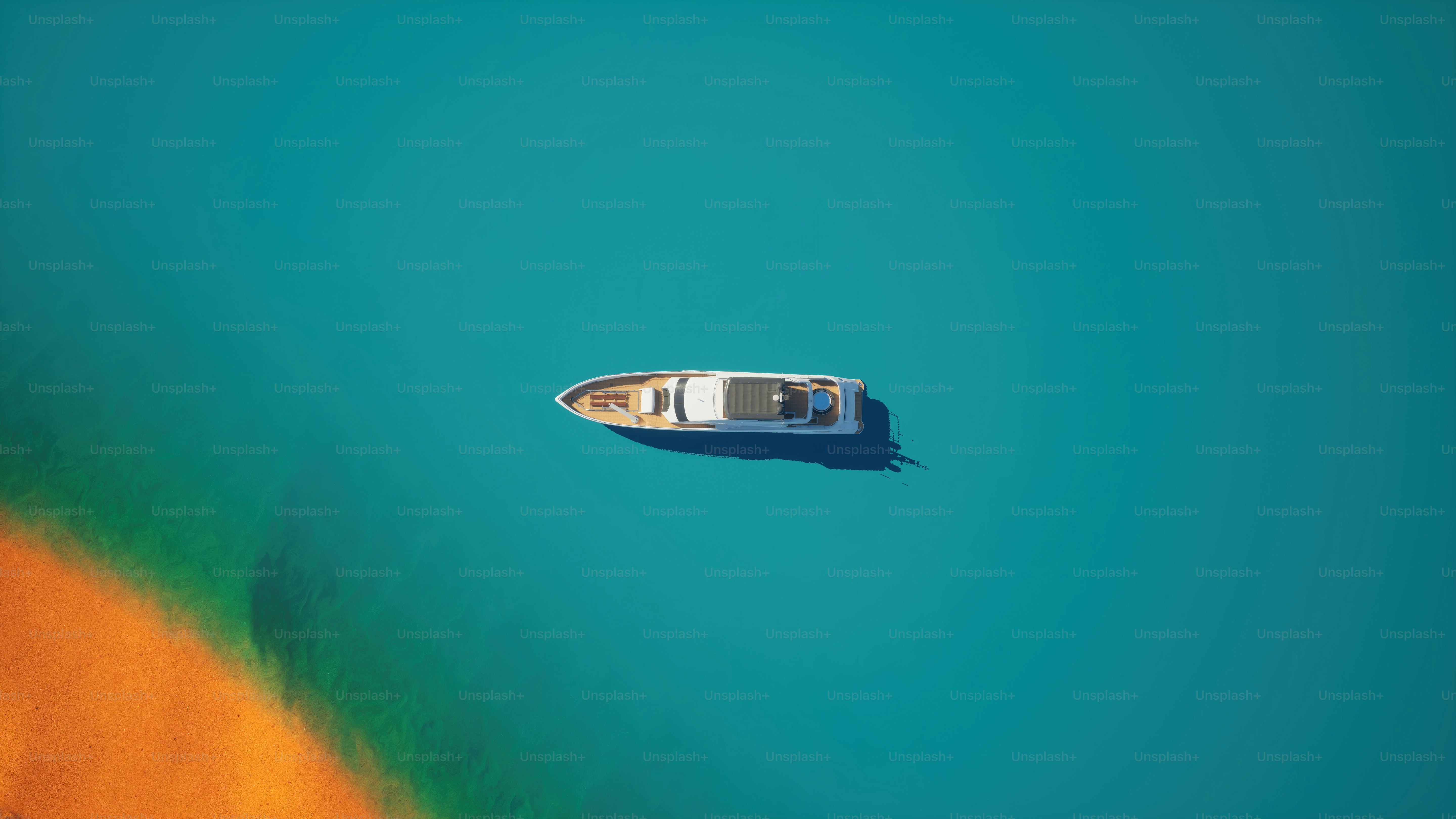 A small boat floating on top of a body of water photo – Yacht Image on ...