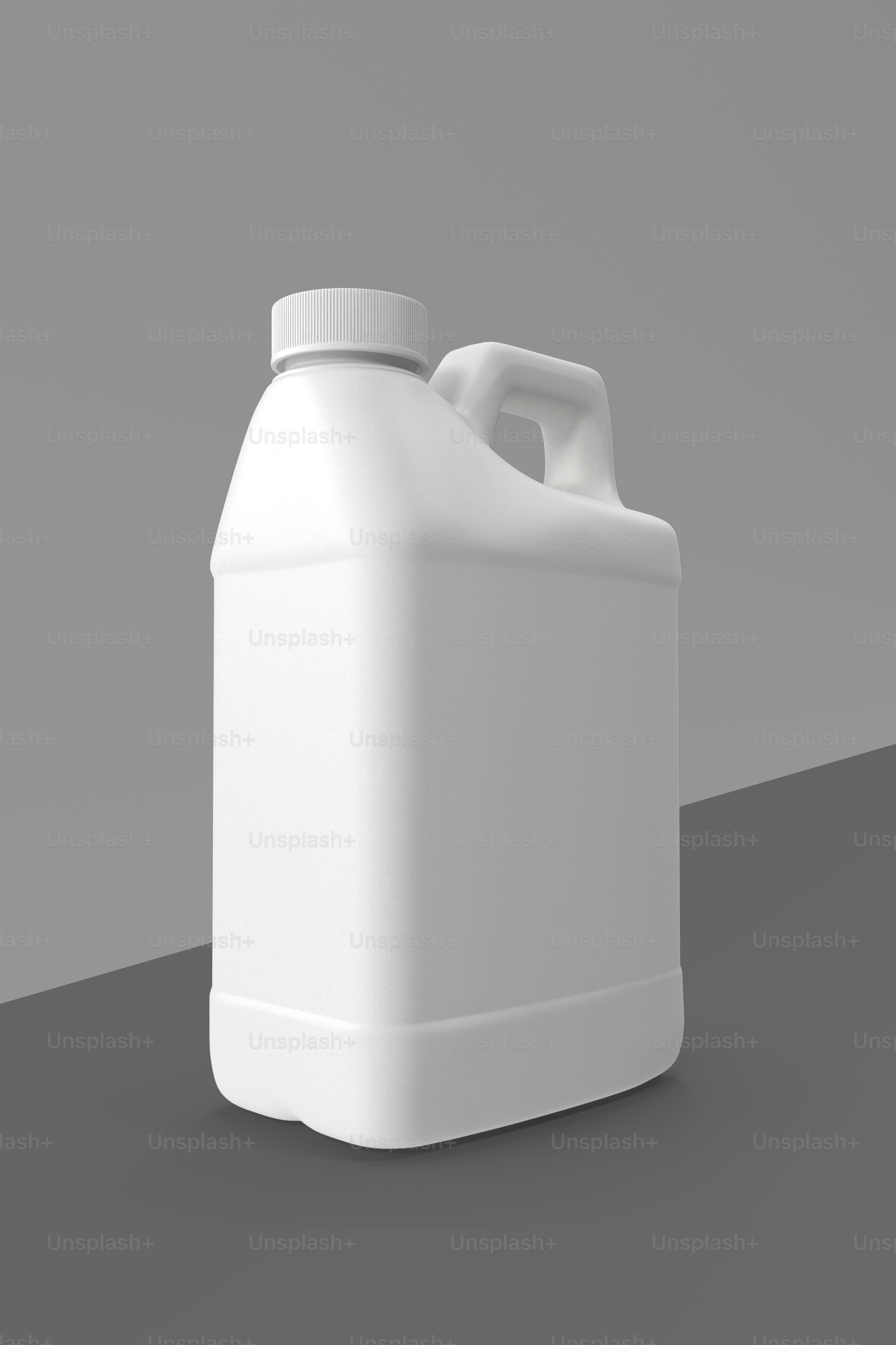 A gallon of white liquid sitting on top of a table photo – Mockup Image ...