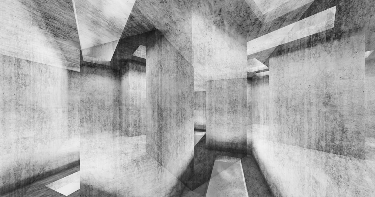 추상 콘크리트 배경 교차 구조 이중 노출 효과가 있는 혼합 미디어 디지털 그림 3d 렌더링 그림 사진 Unsplash의