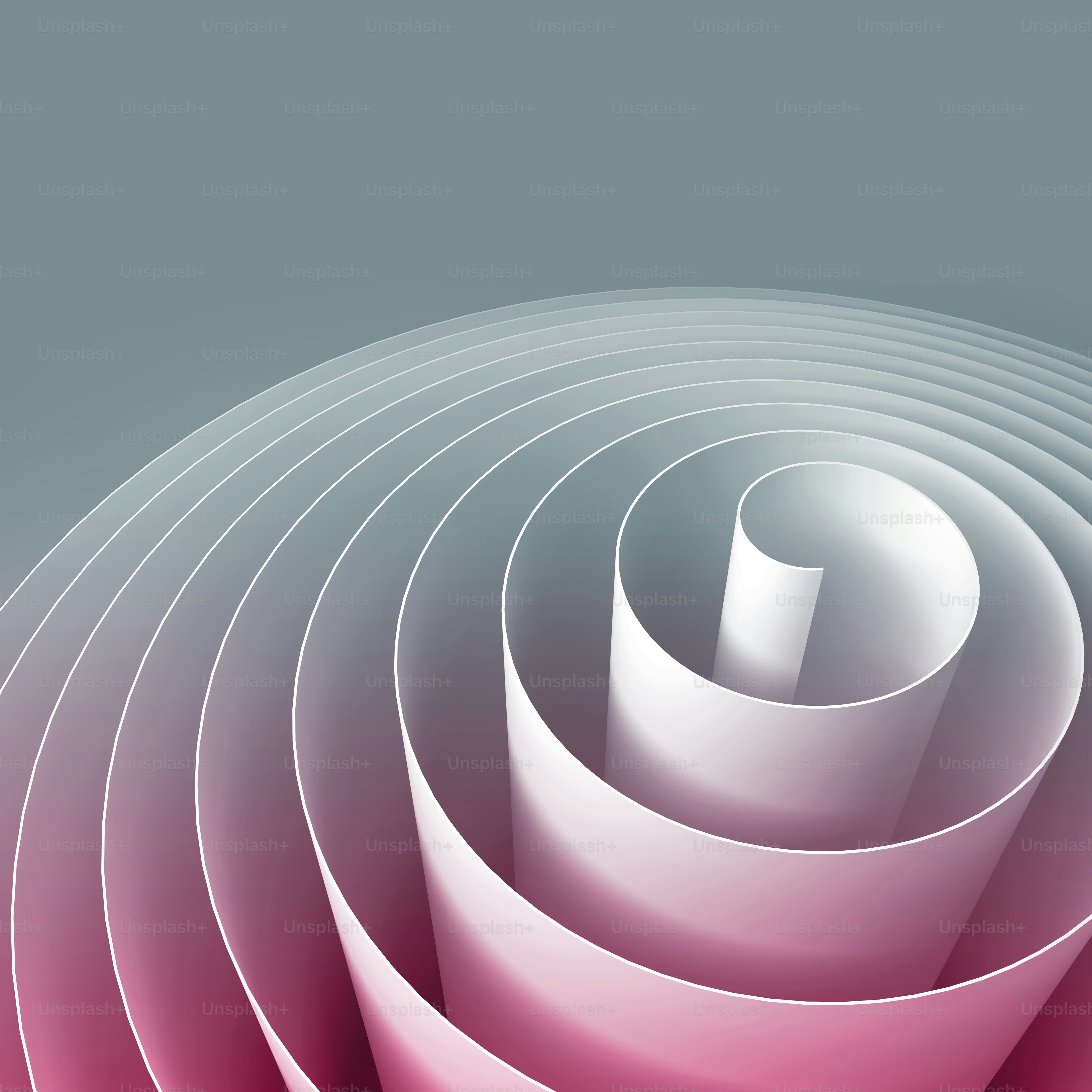 Colorful 3d spiral, abstract digital illustration, background pattern ...