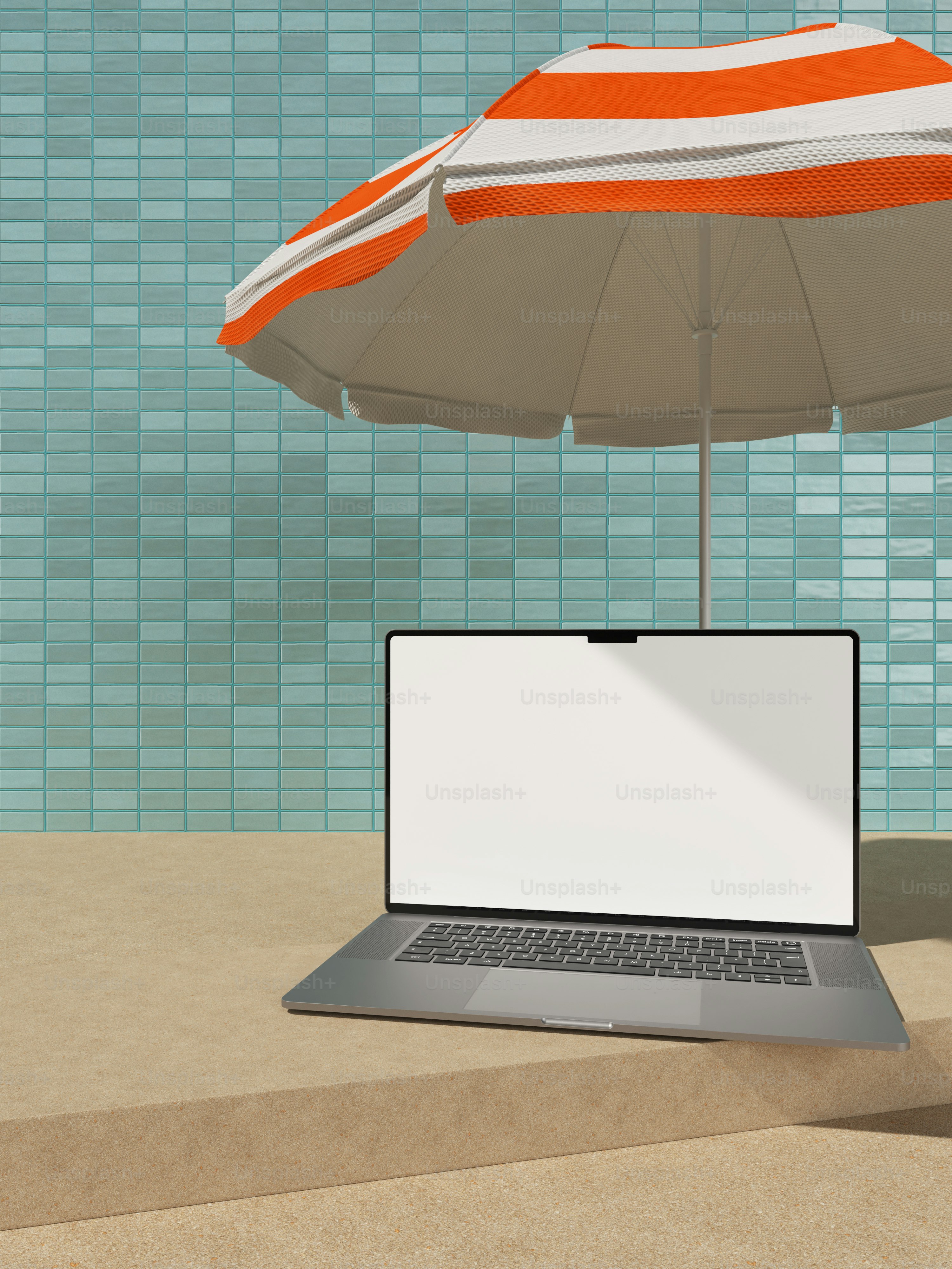 A laptop computer sitting on top of a desk photo – Mockup Image on Unsplash