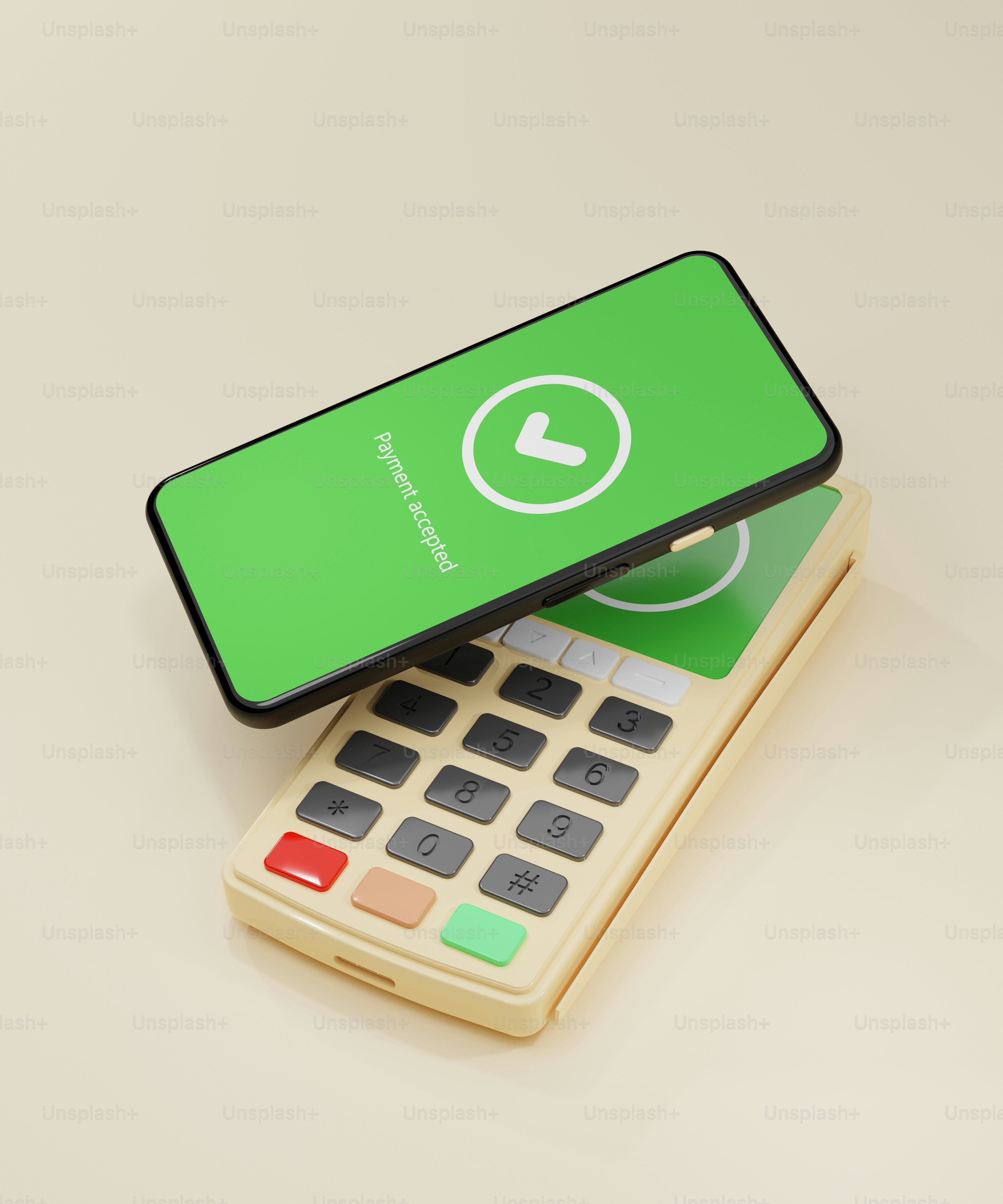 A calculator sitting on top of a purple table photo – Contactless Image ...