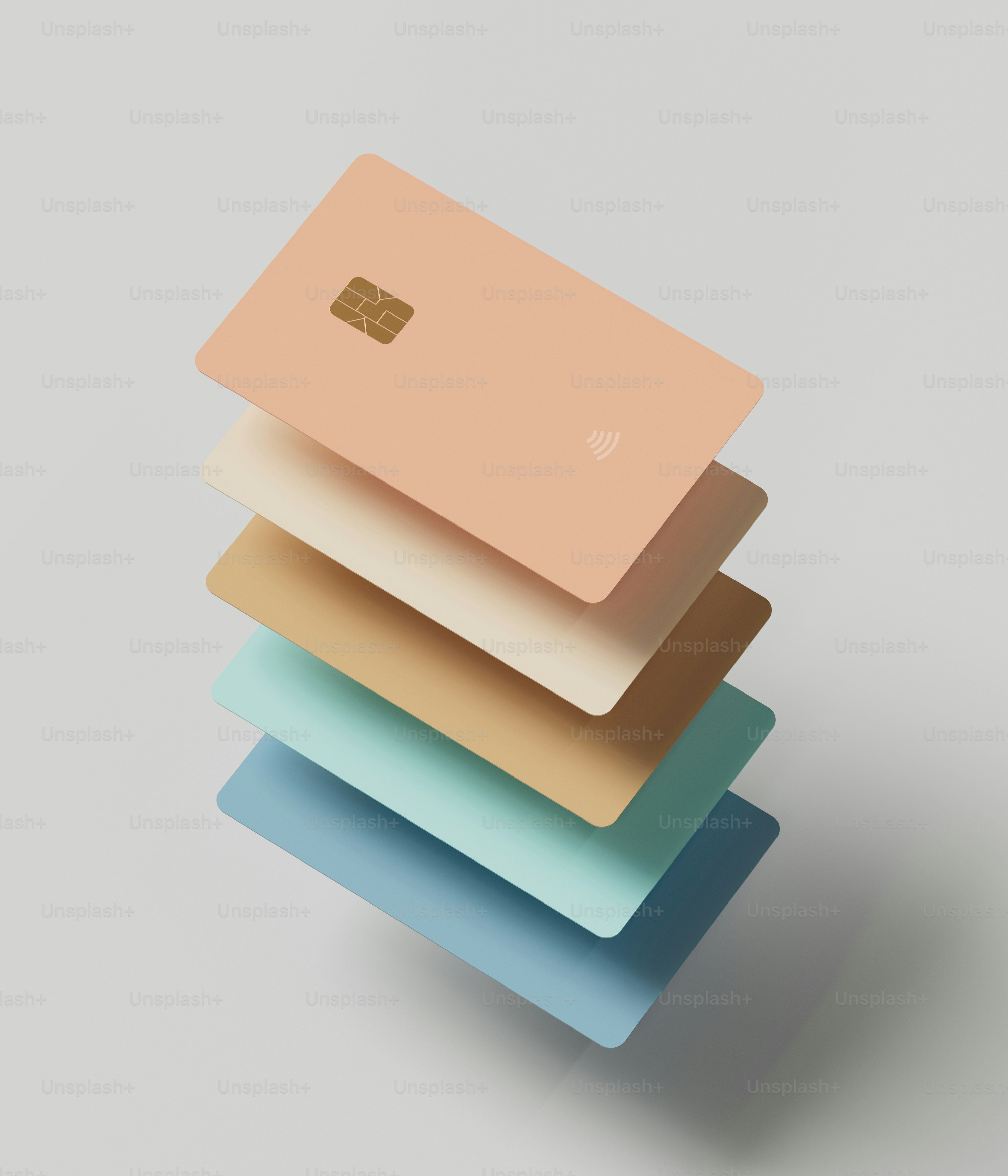 A stack of credit cards sitting on top of each other photo – Payment ...