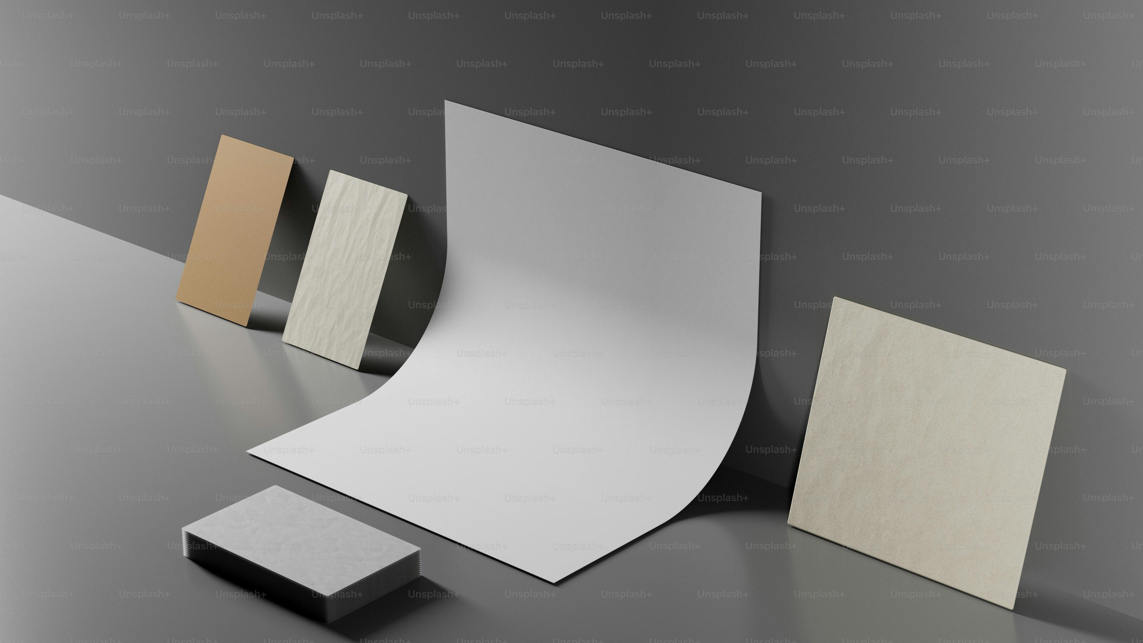 A group of different types of paper on a table photo – Wallpaper Image ...