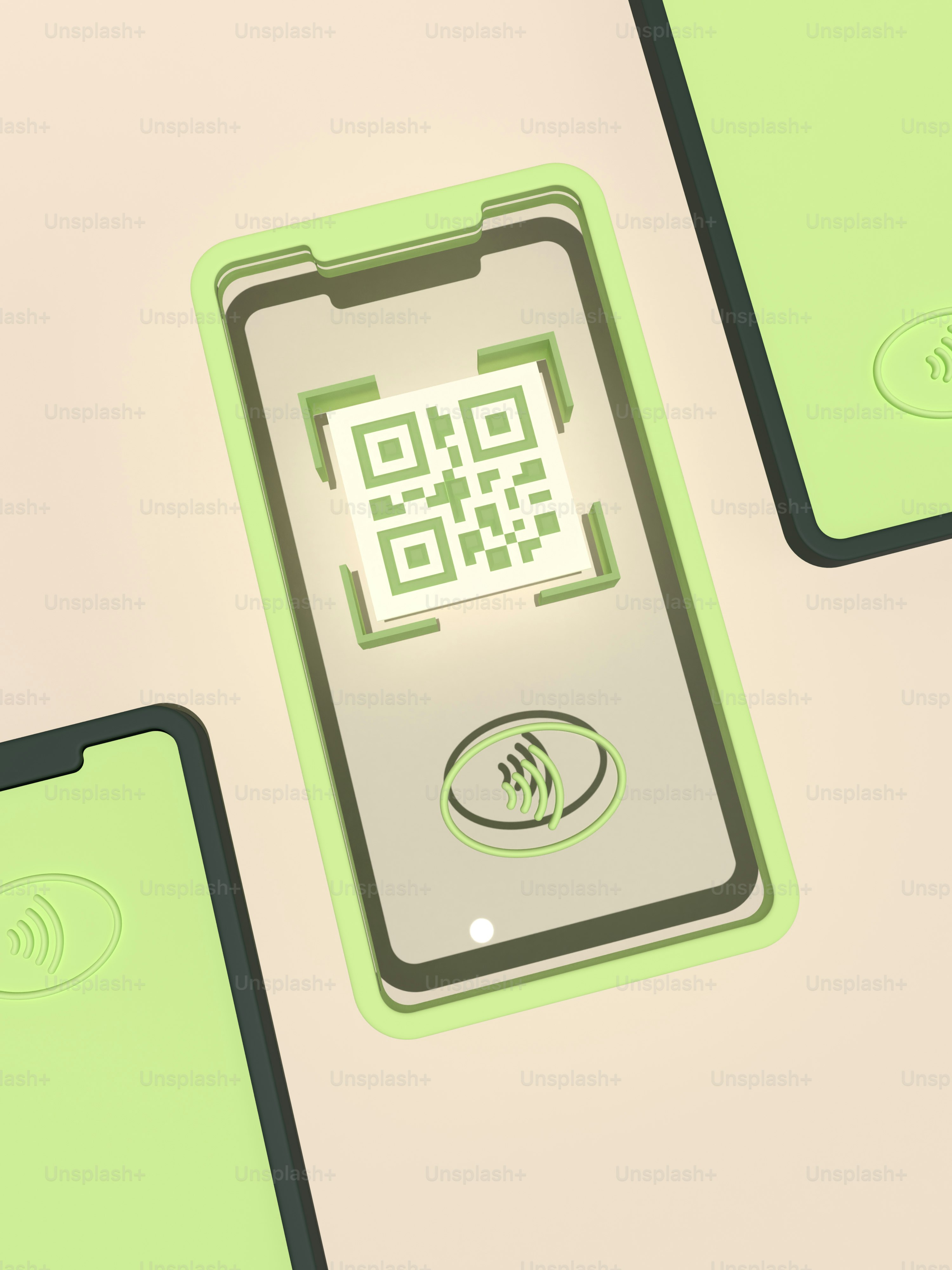 A cell phone with a qr code on it photo – Qr code Image on Unsplash