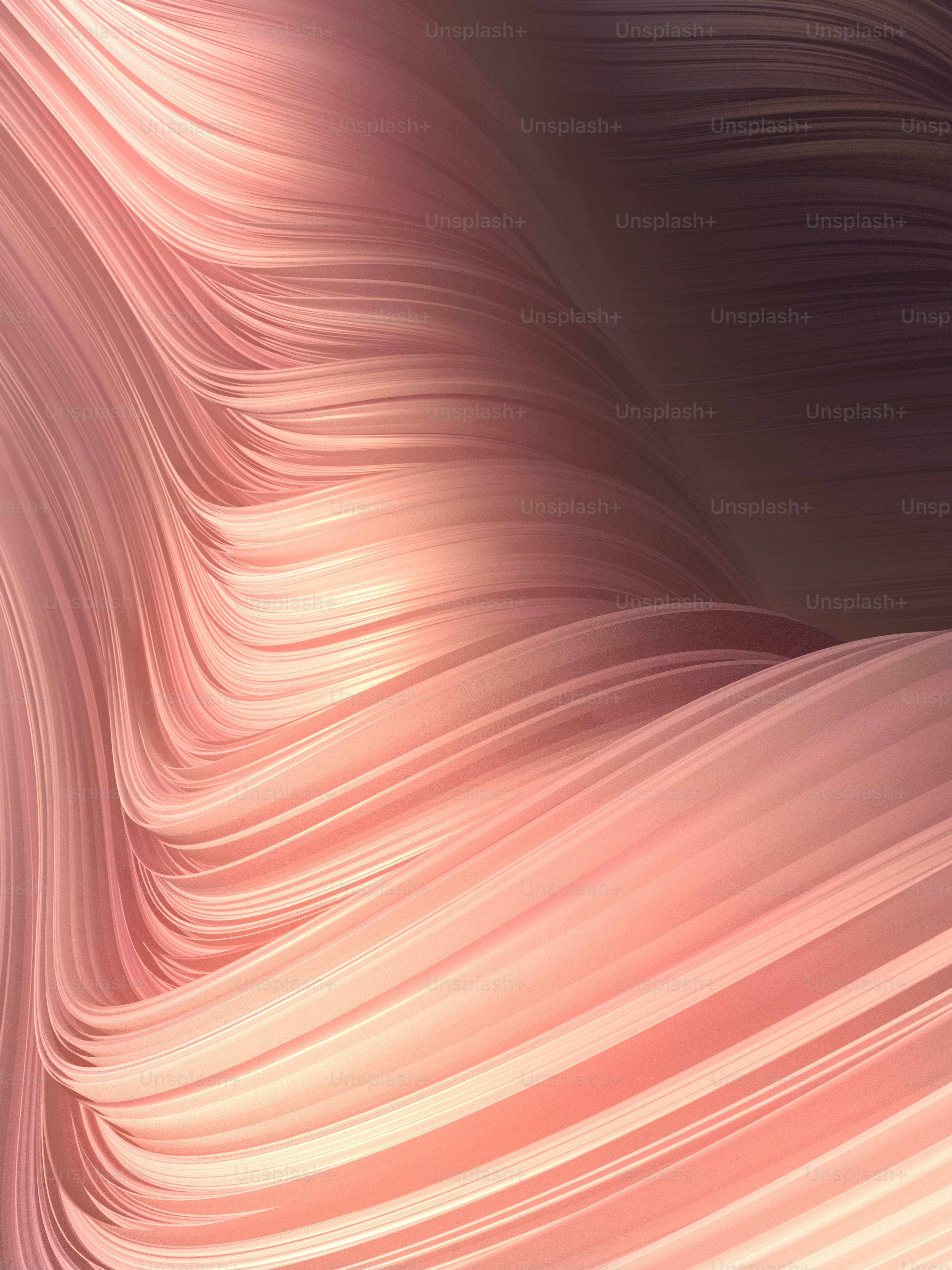 Abstract twisted shape. Computer generated geometric illustration. 3D ...