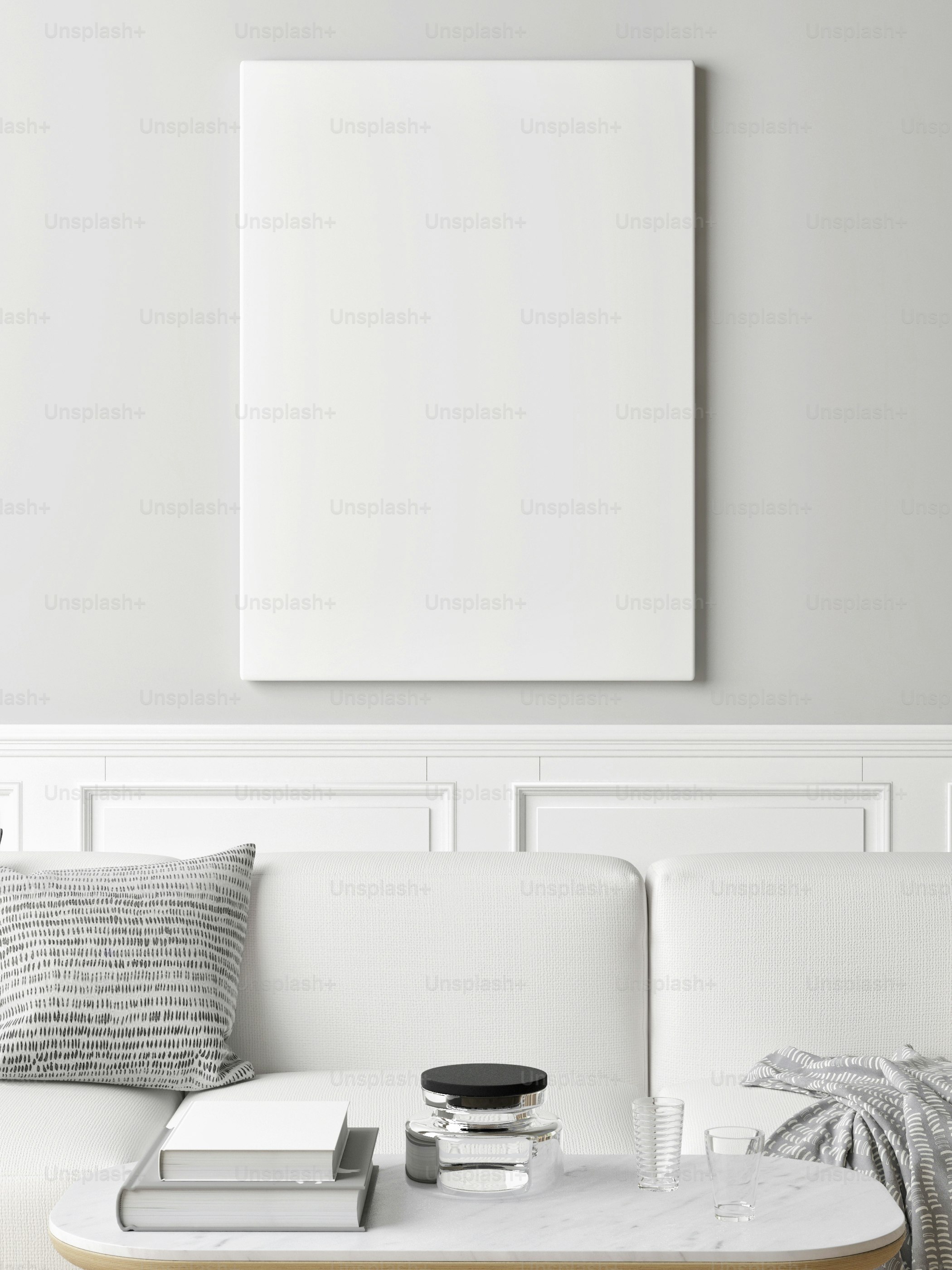 Mock up poster Scandinavian room design, poster for product ...