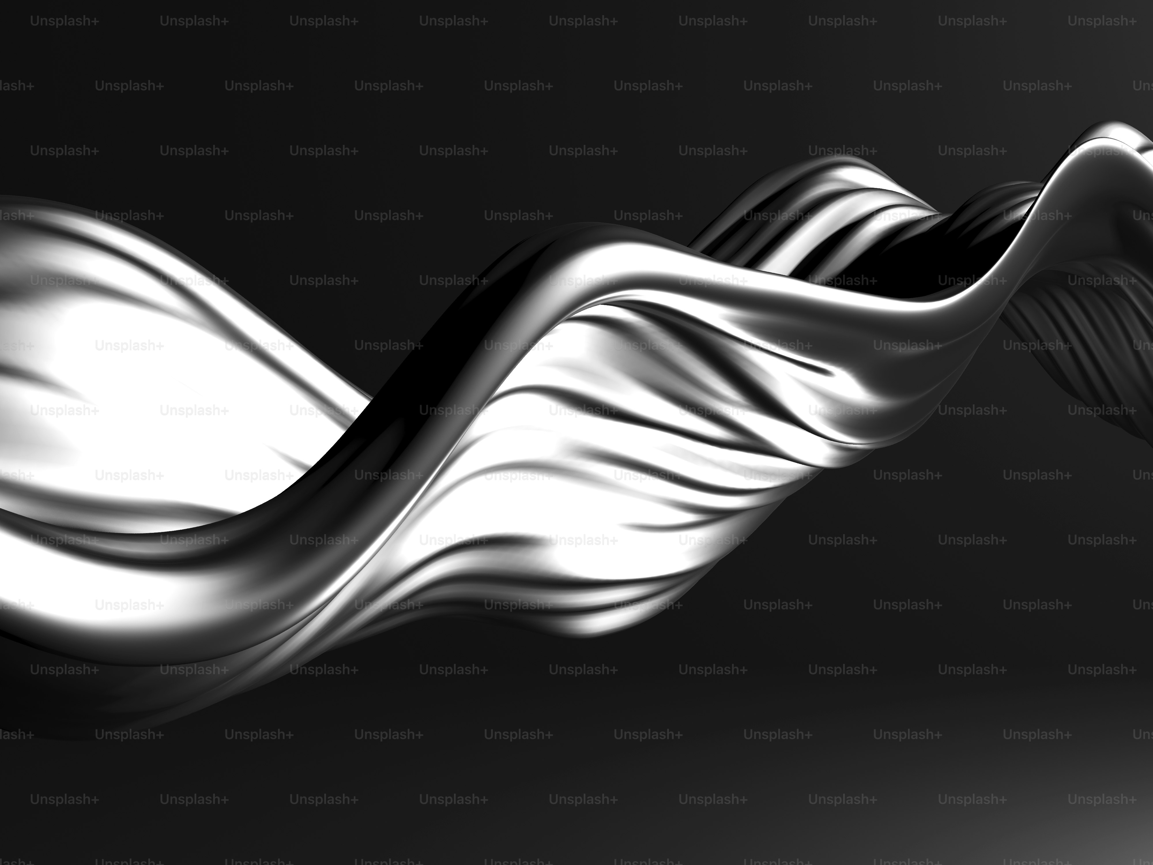 Foto Fondo líquido ondulado abstracto metálico. Ilustración de ...