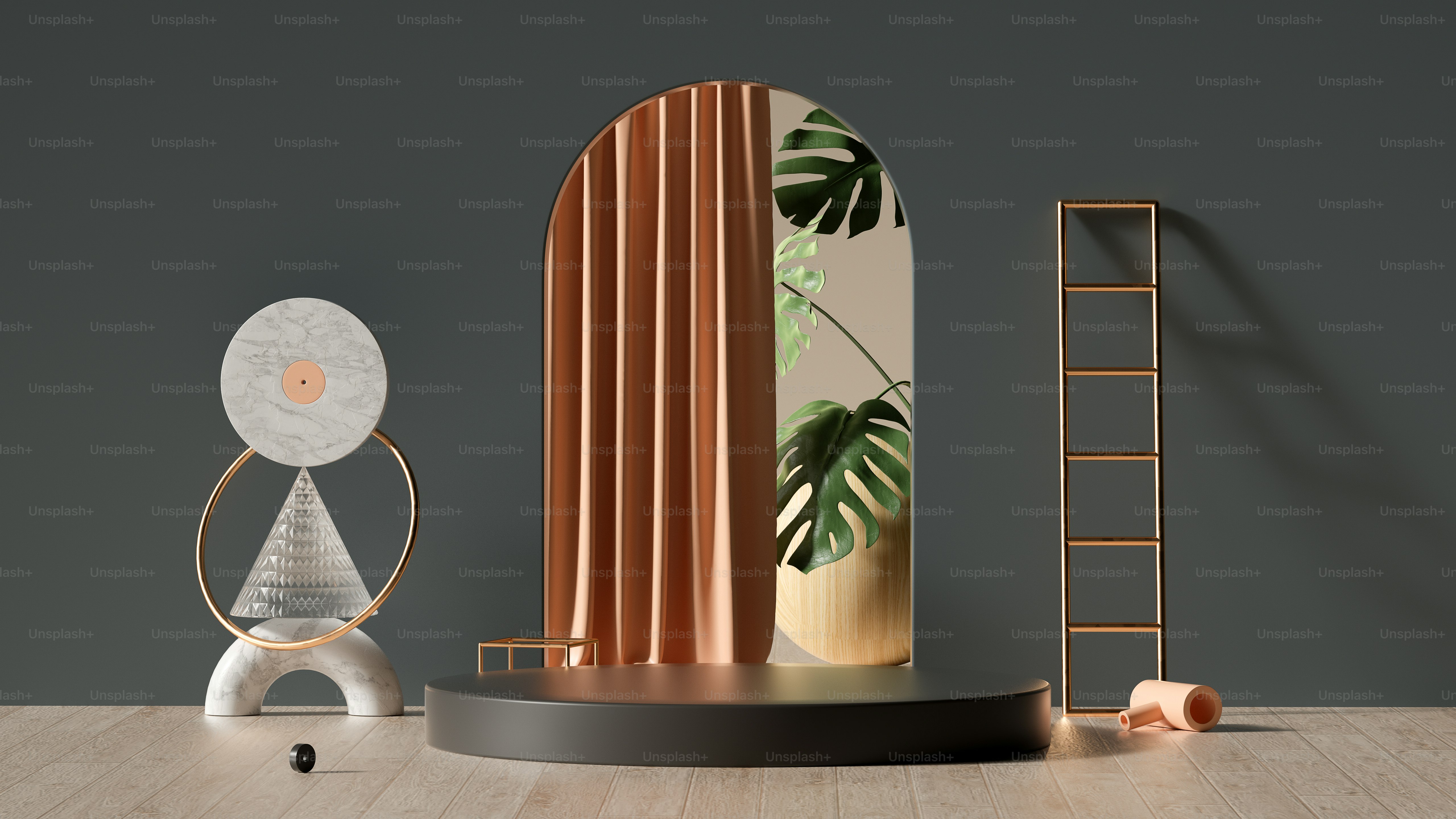 Abstract background,round platform,show a product,empty scene, 3d ...