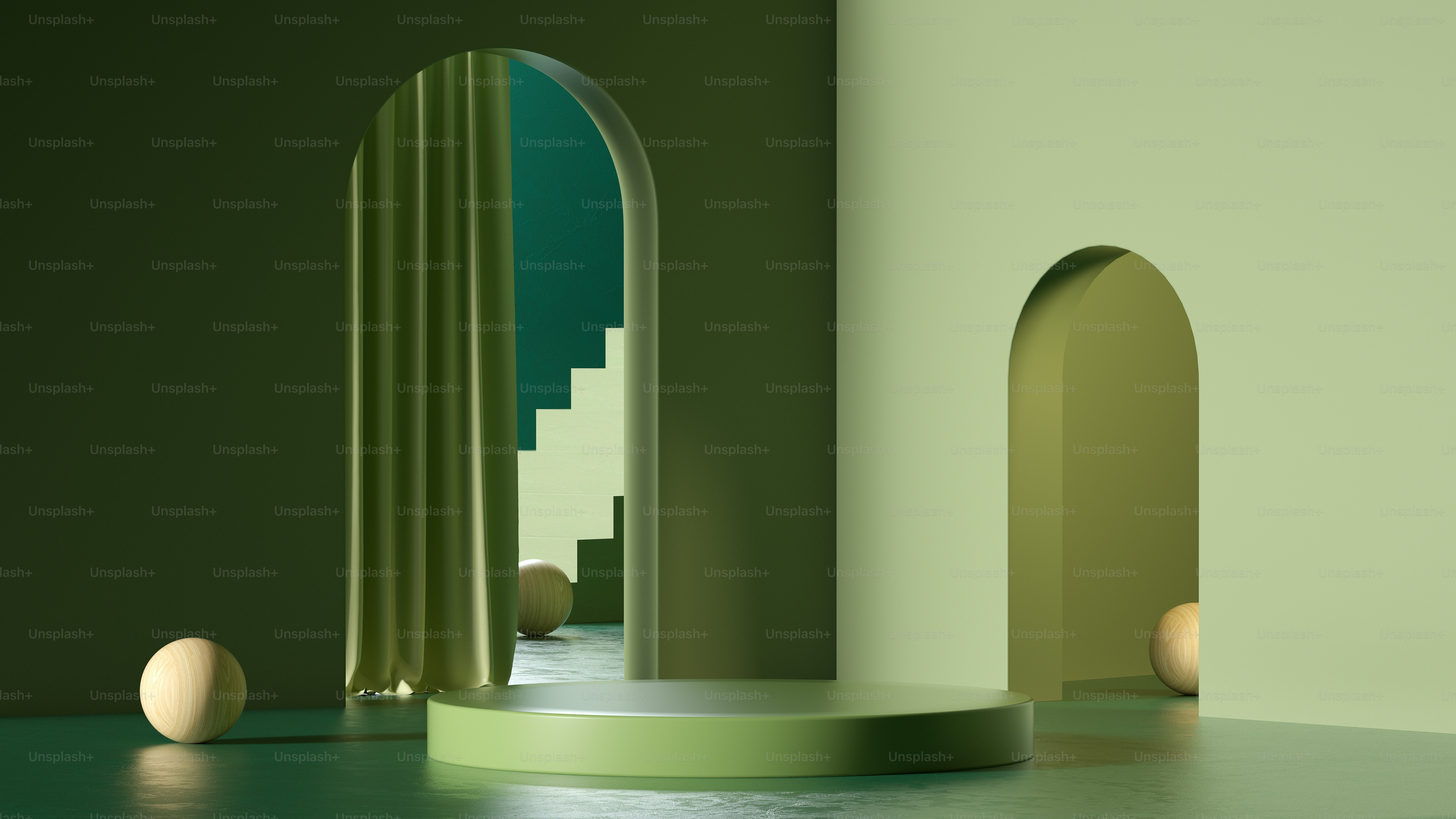 Abstract background,round platform,show a product,empty scene, 3d ...