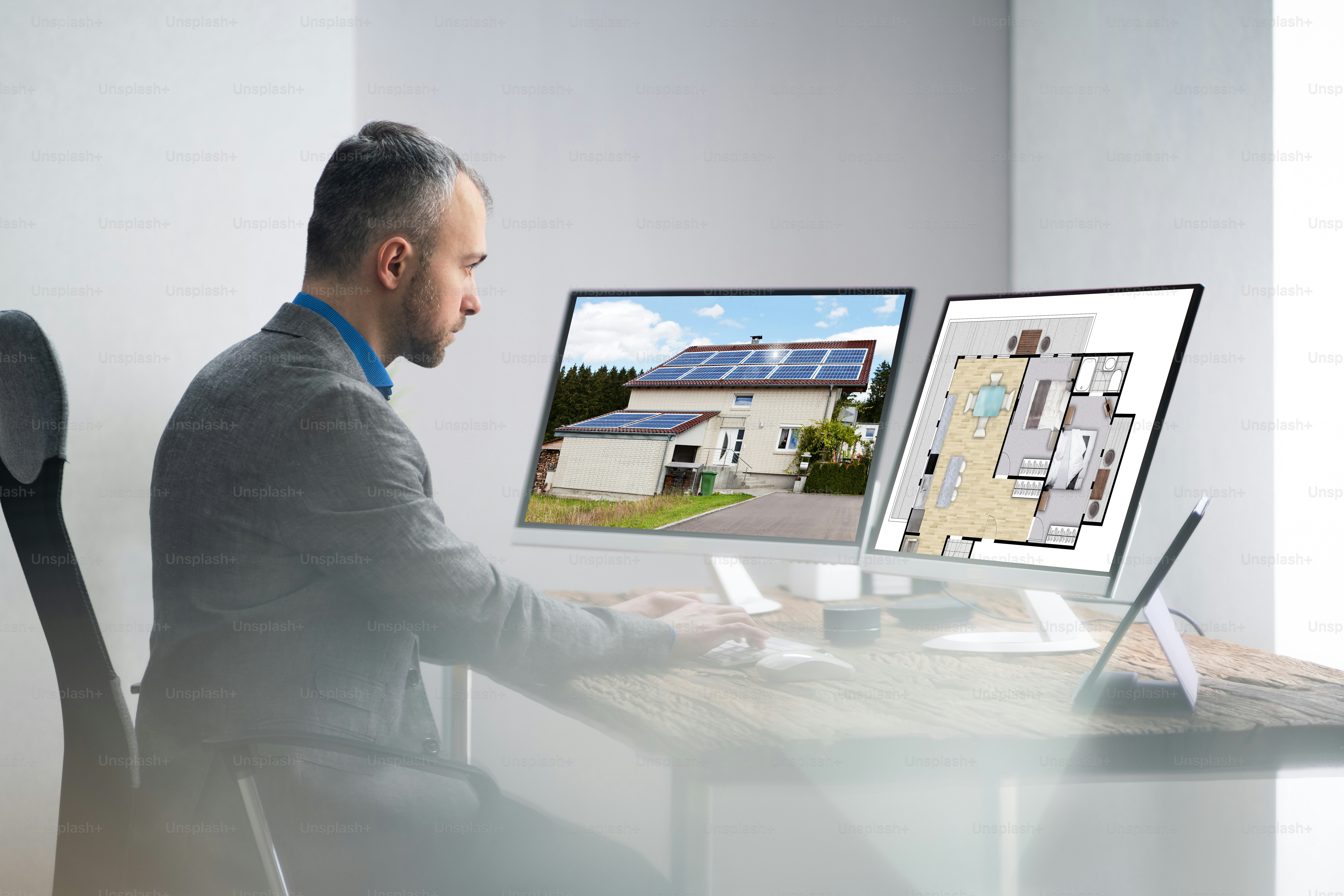 House Designer And Renovation Assessor Using Floor Plan photo ...