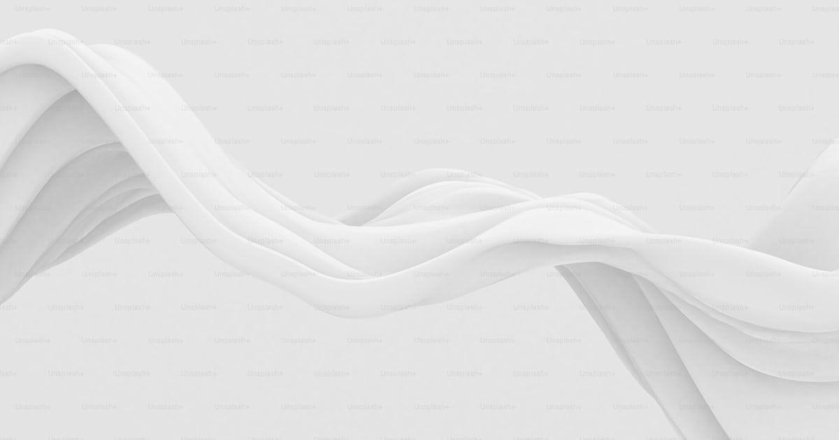 흰색 추상적인 액체 물결 모양의 배경 3d 렌더링 일러스트레이션 사진 Unsplash의 원근감 감소 이미지