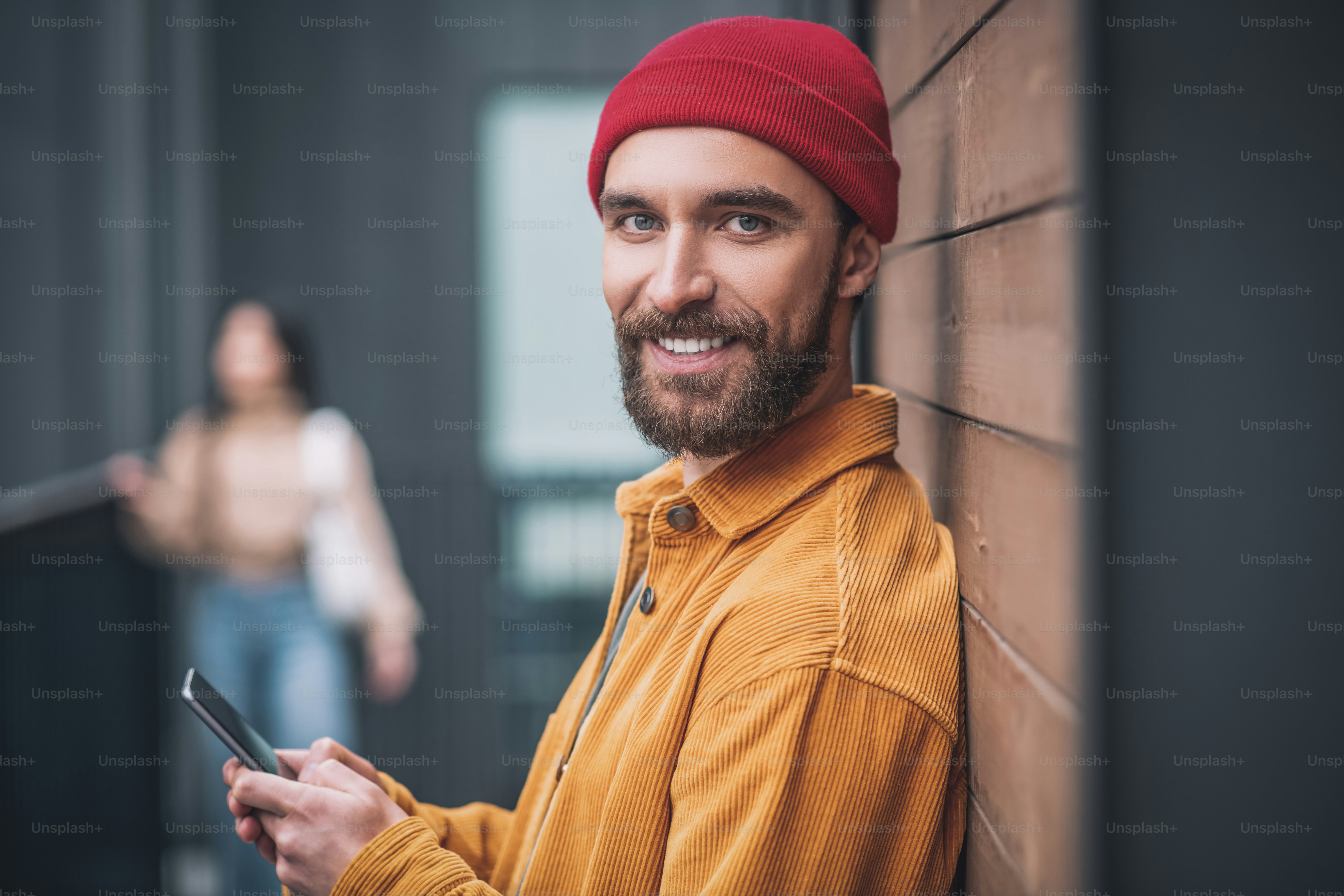 Young people. Young people spending time together and looking contented ...