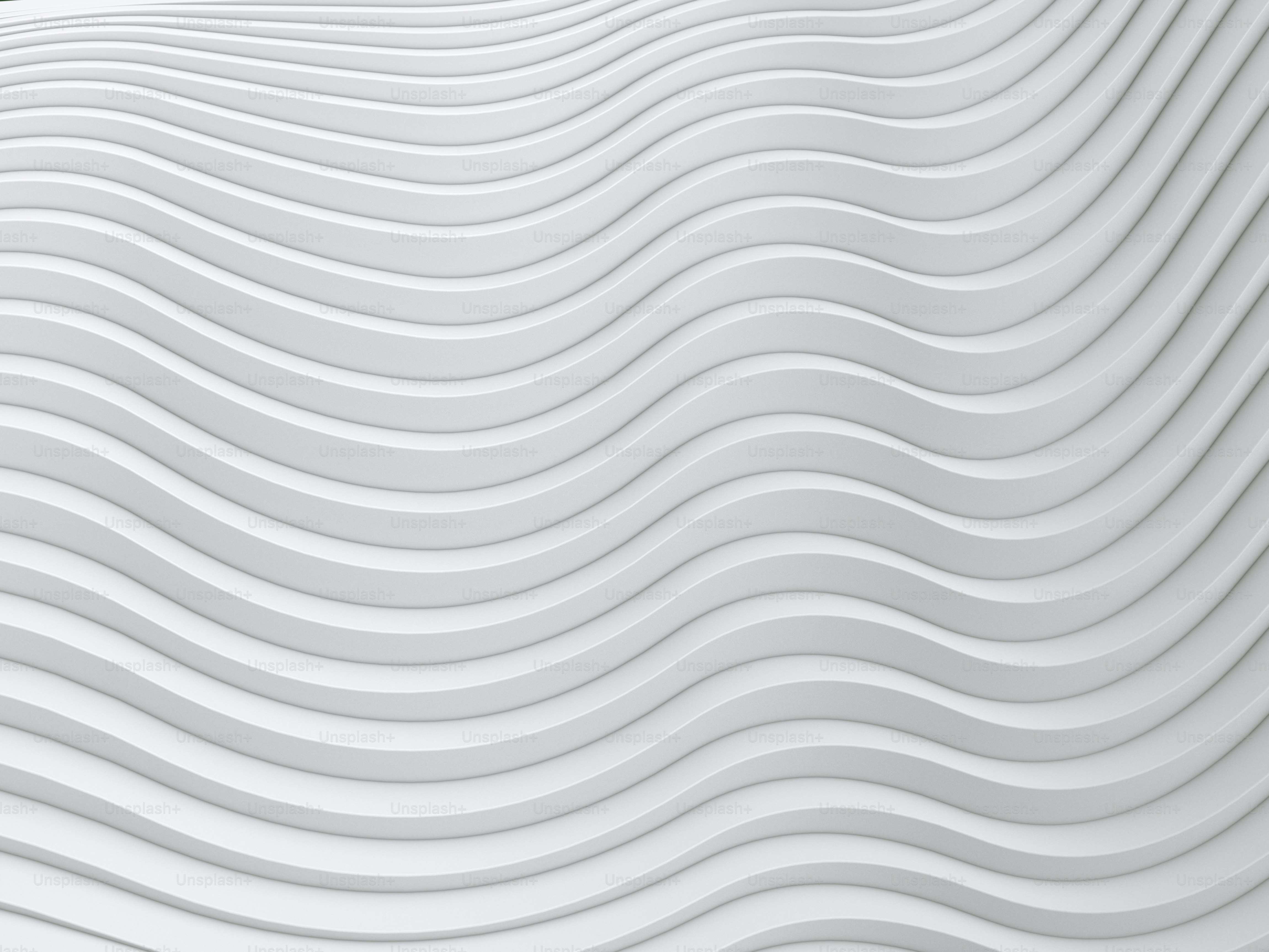 Wave band surface Abstract white background. Digital 3d illustration ...