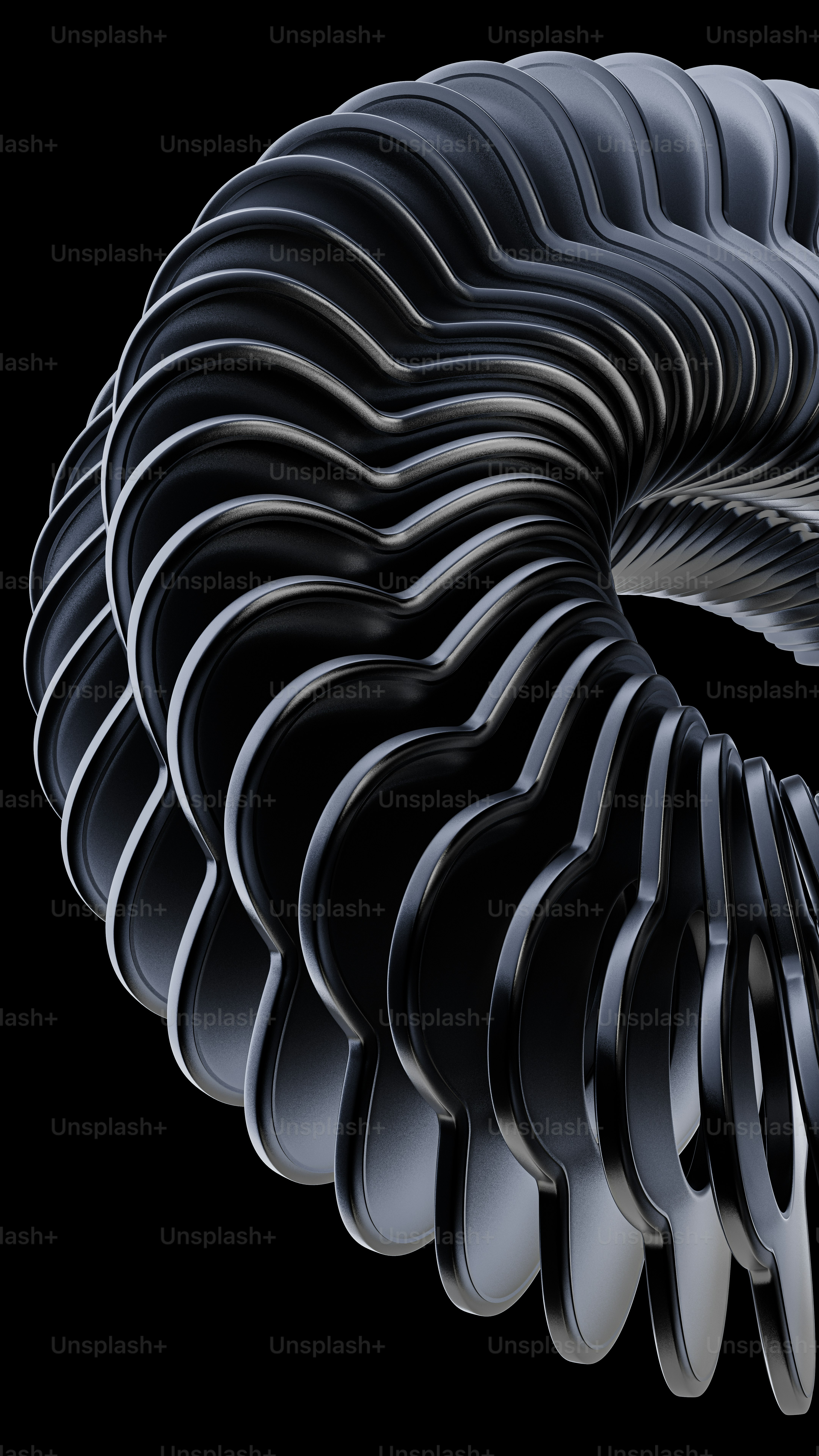 A black and white photo of a spiral object photo – Background Image on ...