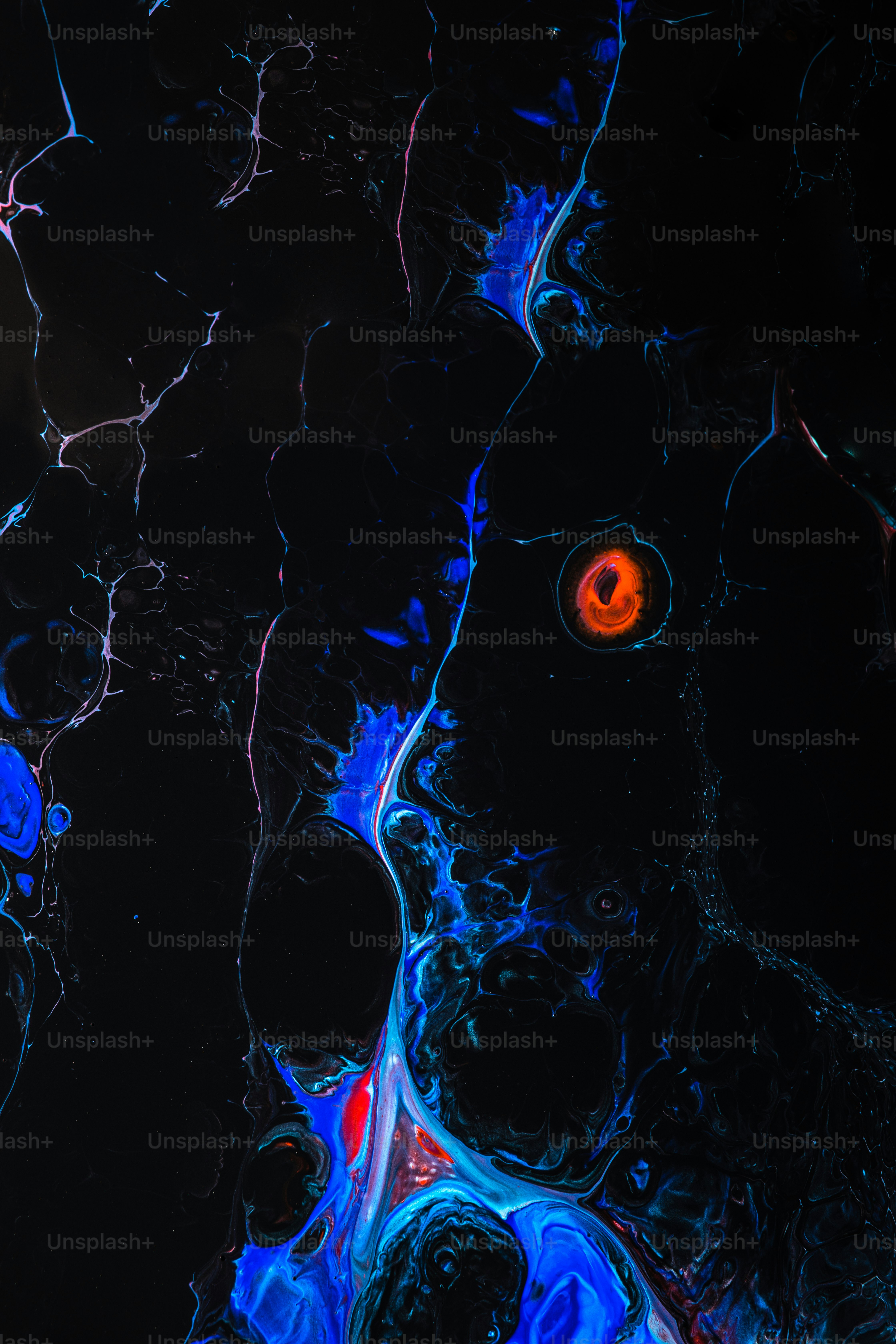 A close up of a black background with a red eye photo – 8k wallpapers ...