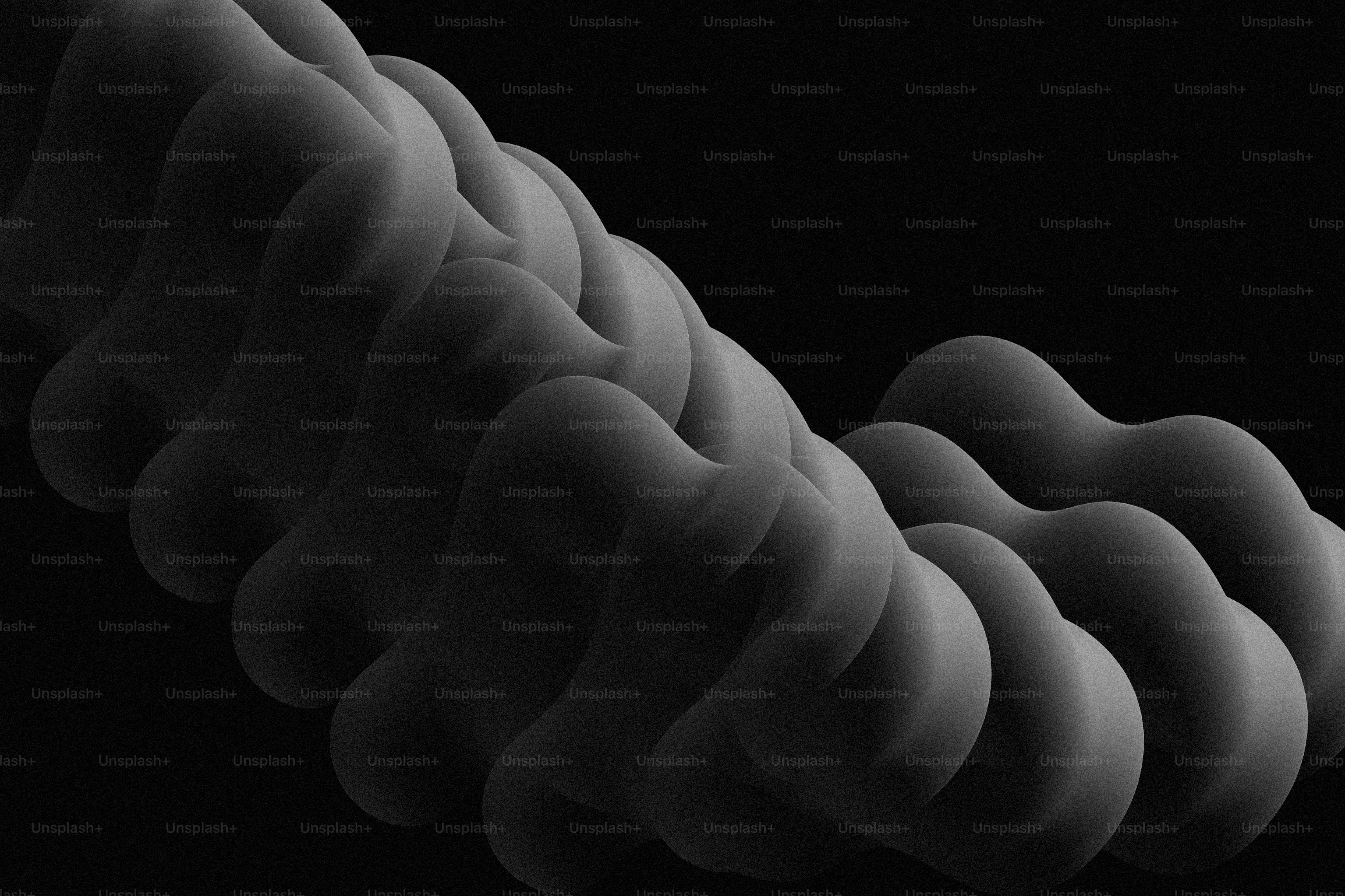 A black and white photo of a wavy object photo – Wallpaper Image on ...