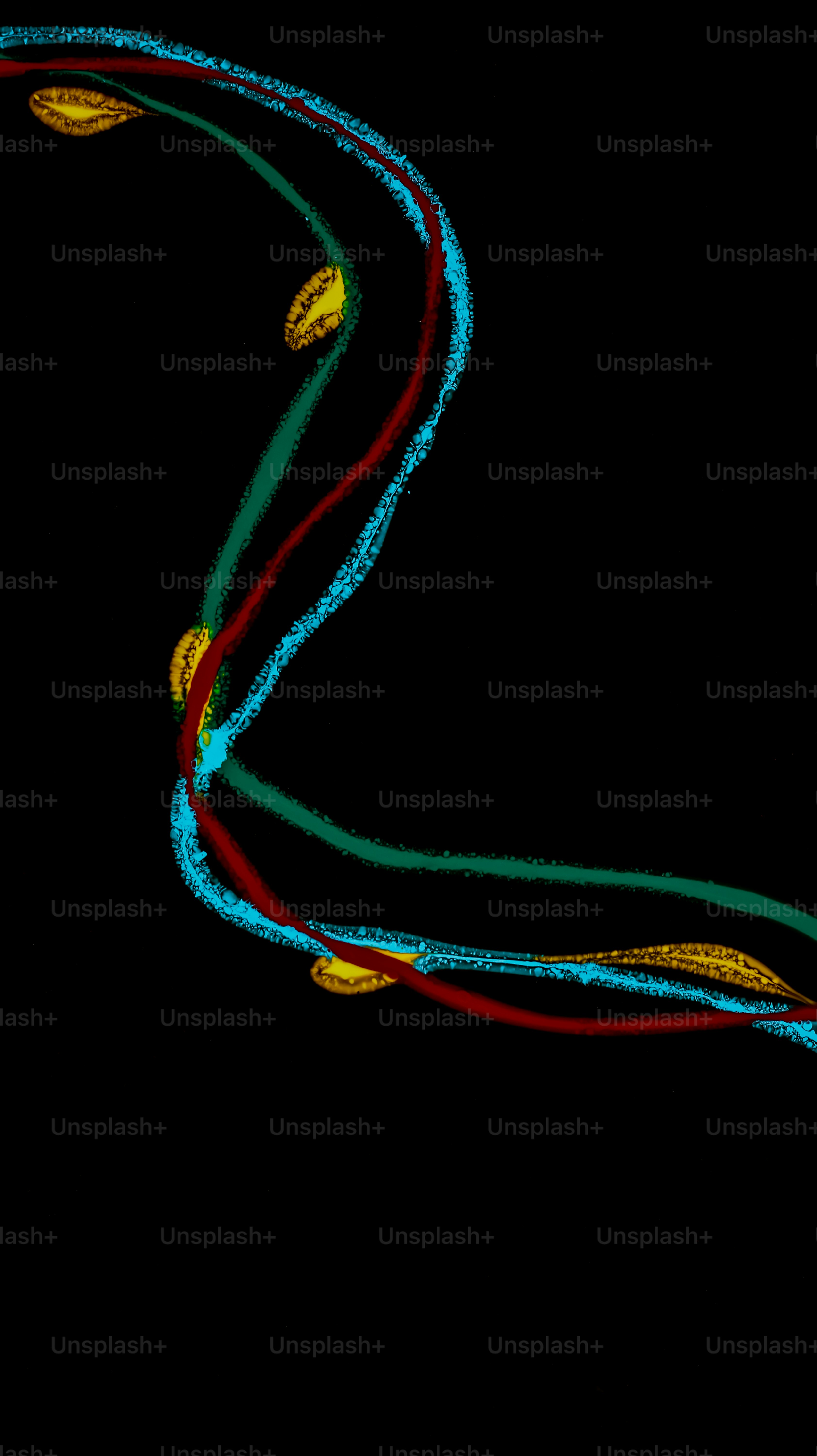 A drawing of a red, green, and blue string photo – Iphone wallpaper ...
