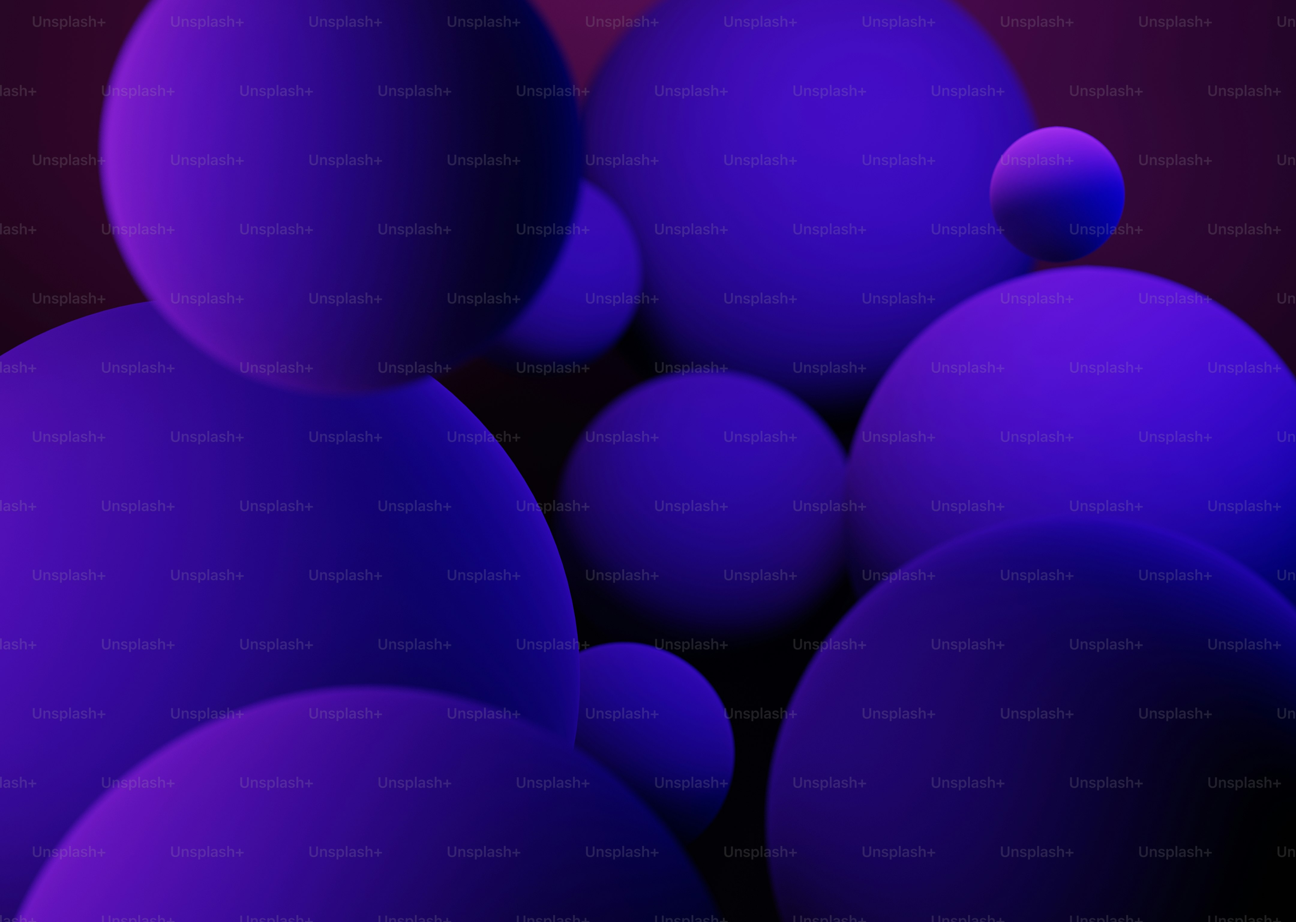A group of purple balls sitting next to each other photo – Wallpaper ...