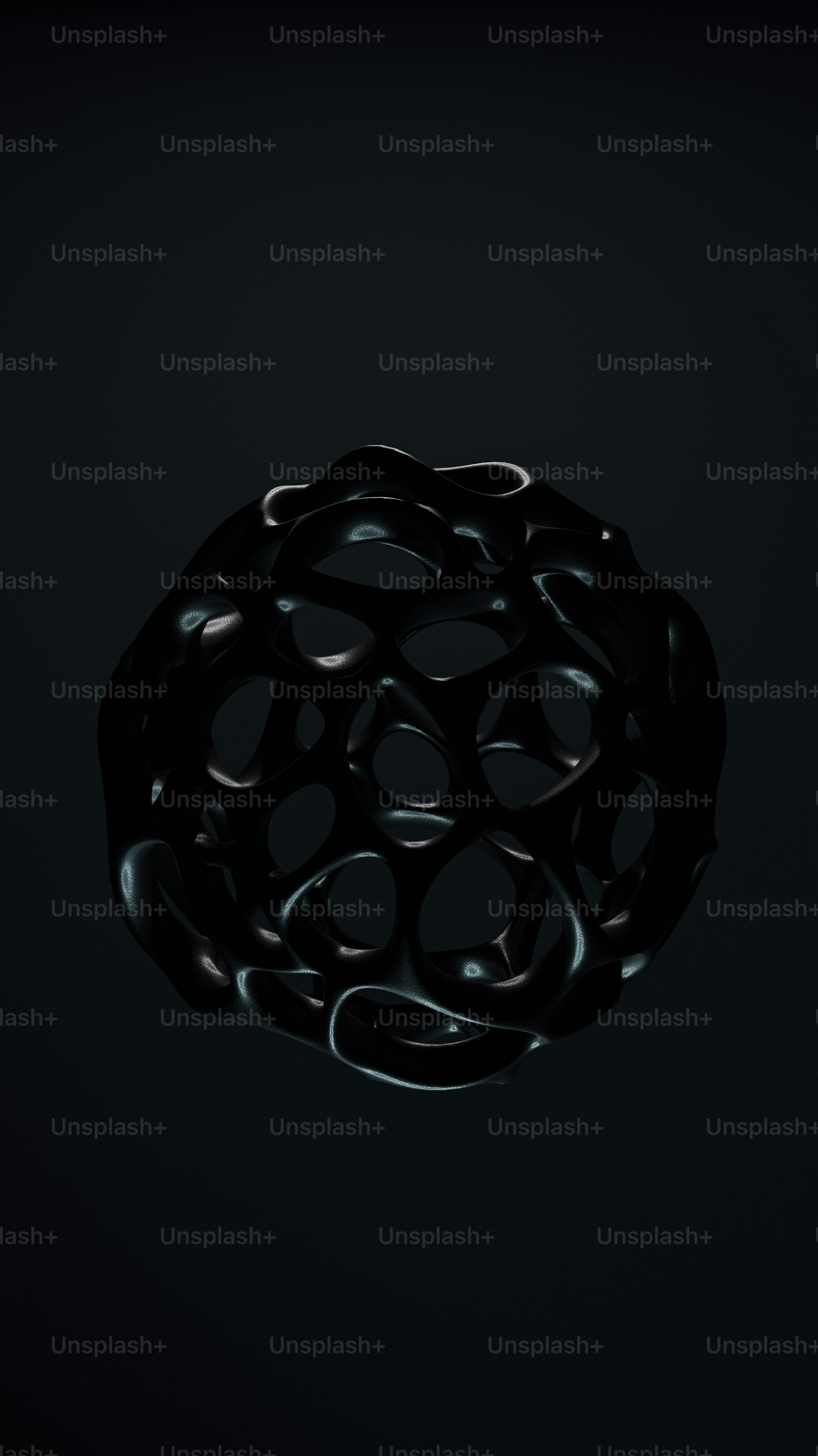 A black object that is floating in the air photo – Dark wallpaper Image ...