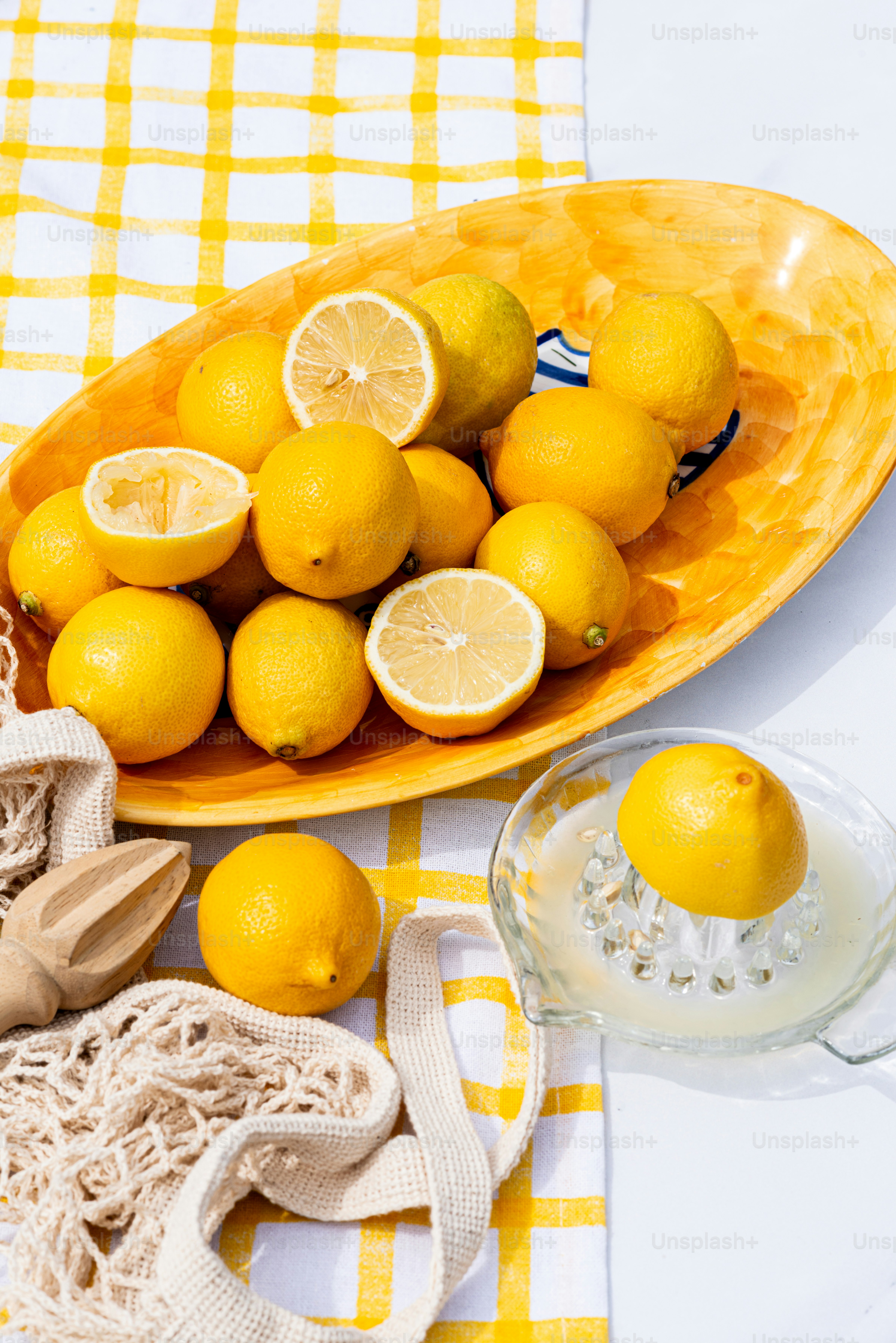 A plate of lemons and a glass of milk photo – Lemons Image on Unsplash