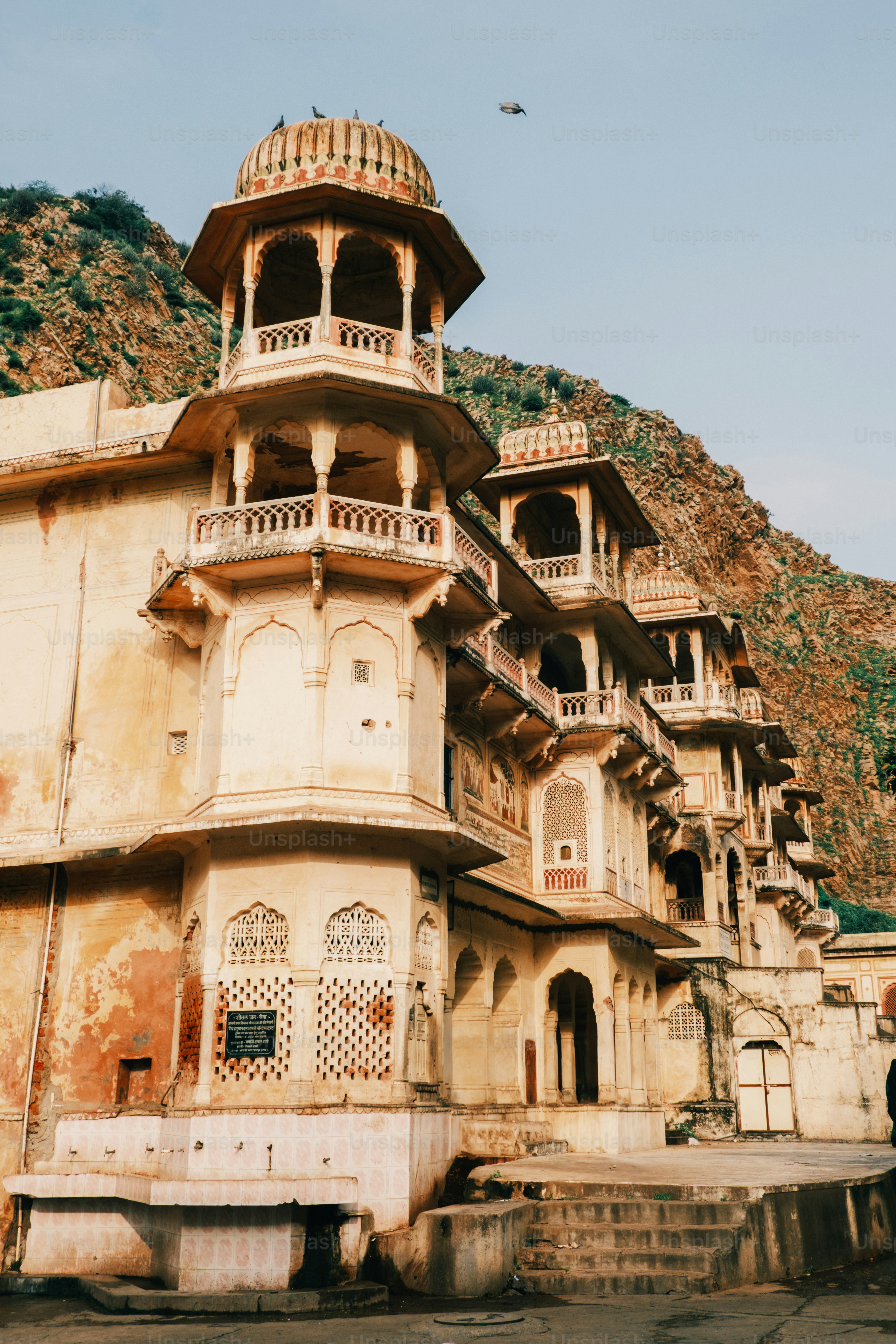 Famous Rajasthan Indian landmark - Hawa Mahal palace (Palace of the ...
