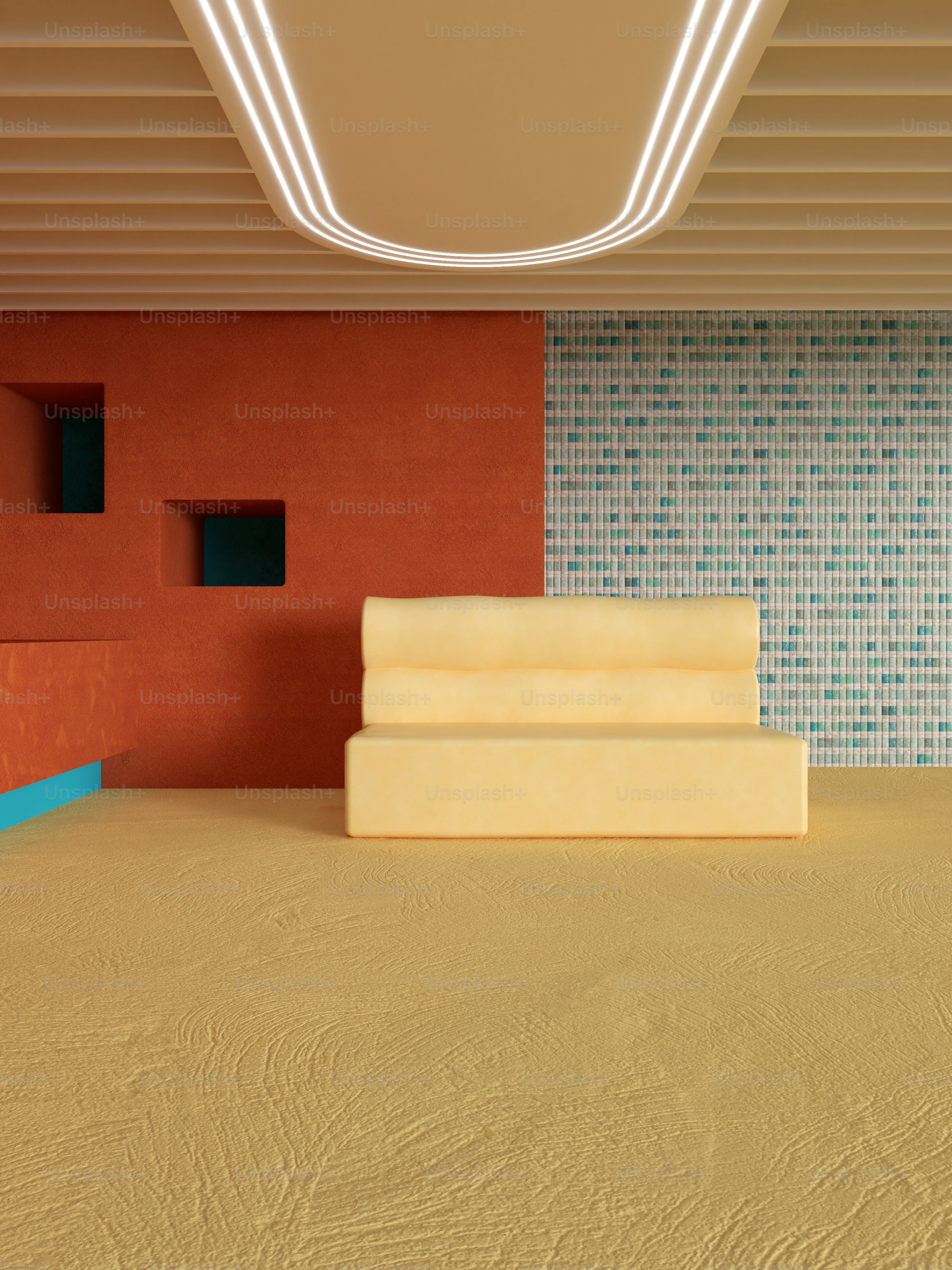 A room with a lot of different colored walls photo – Wallpaper Image on ...